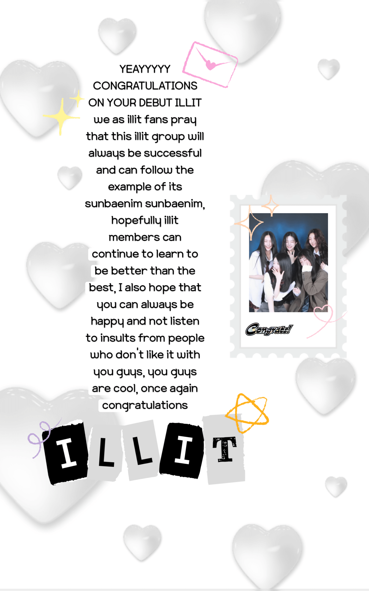 ILLIT Weverse Fan Letter