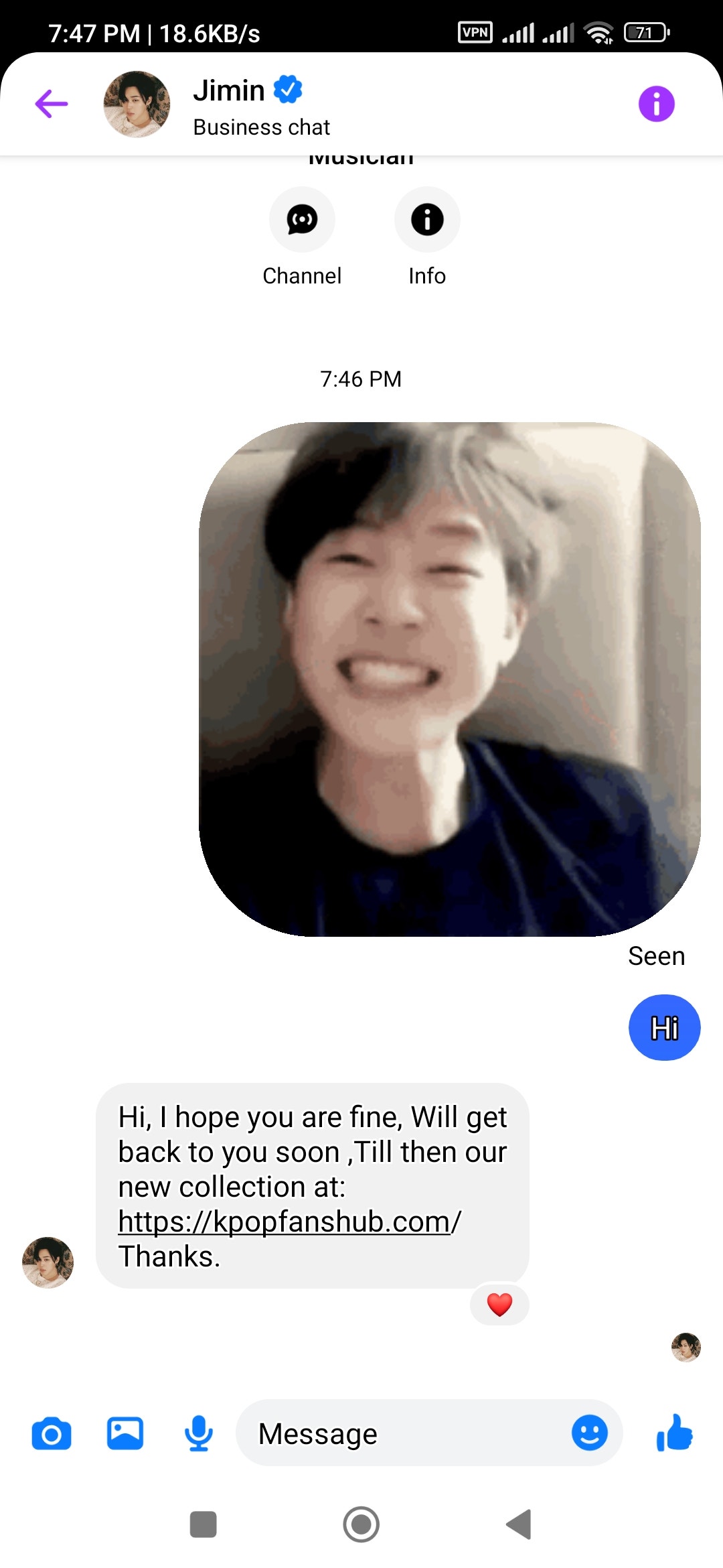 BTS Community Posts - 😱😳I can't believe Jimin replied to my message. I ...