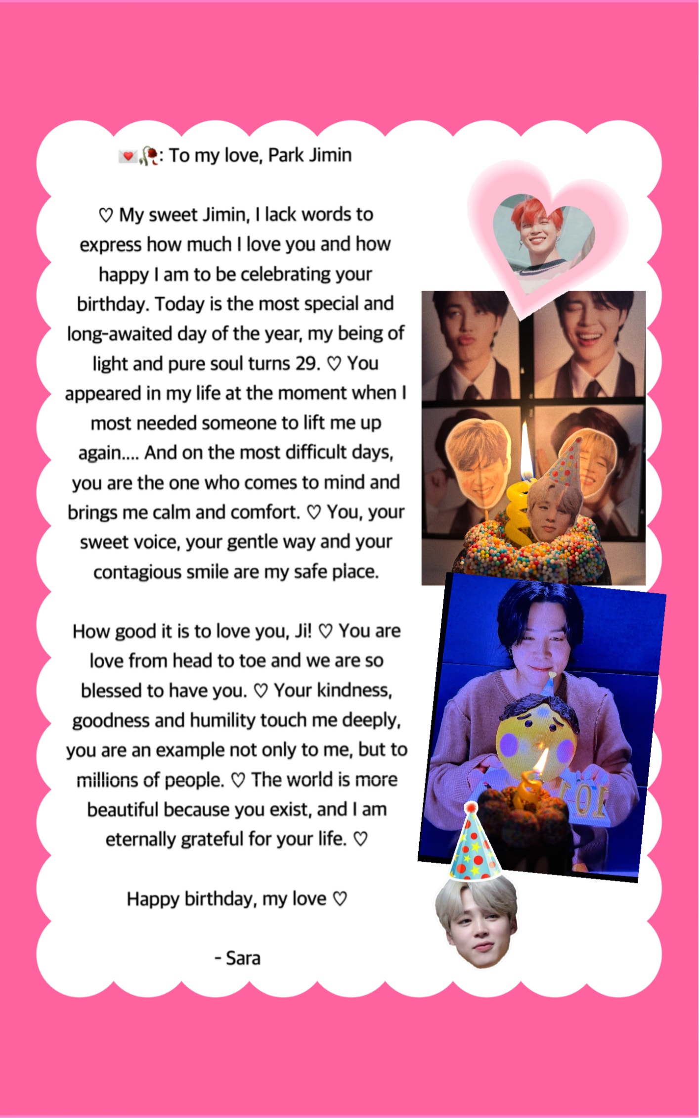 BTS Weverse Fan Letter