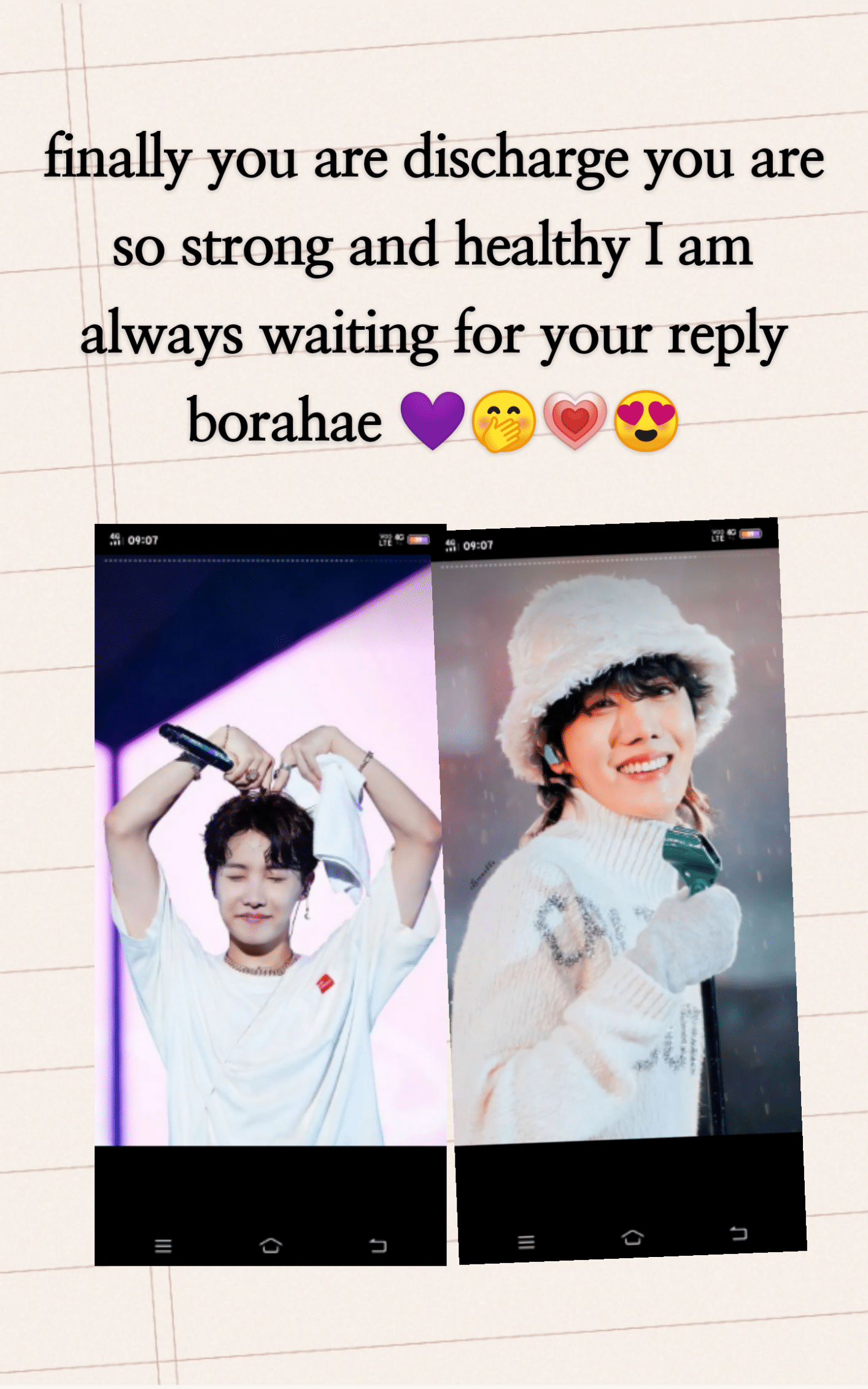 BTS Weverse Fan Letter