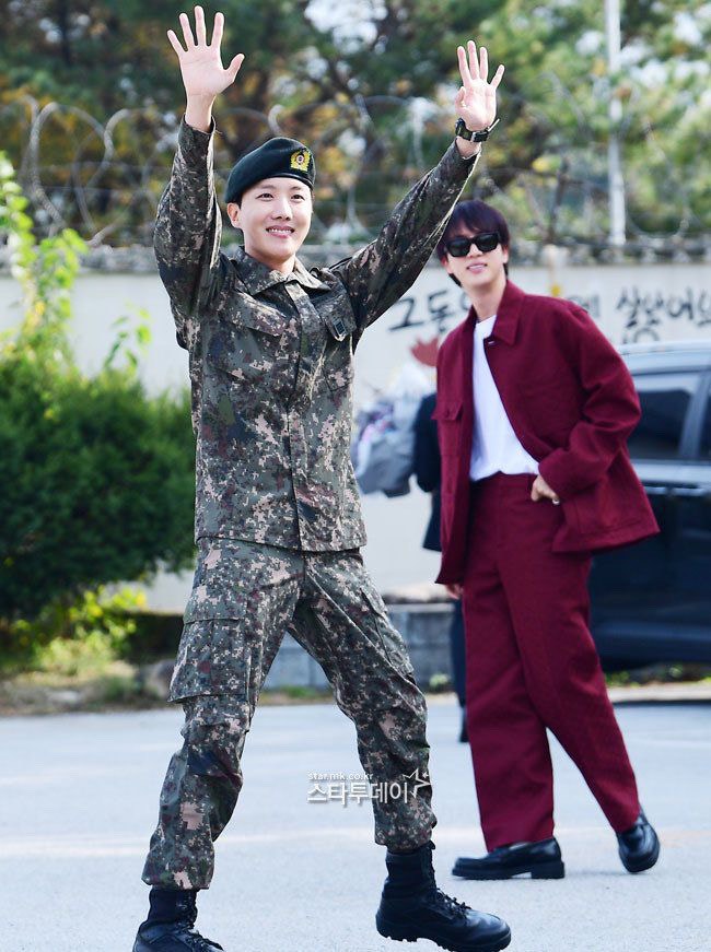 BTS Community Post - 2 out of 7 — Done!!! Hwaiting for all 7 to return ...