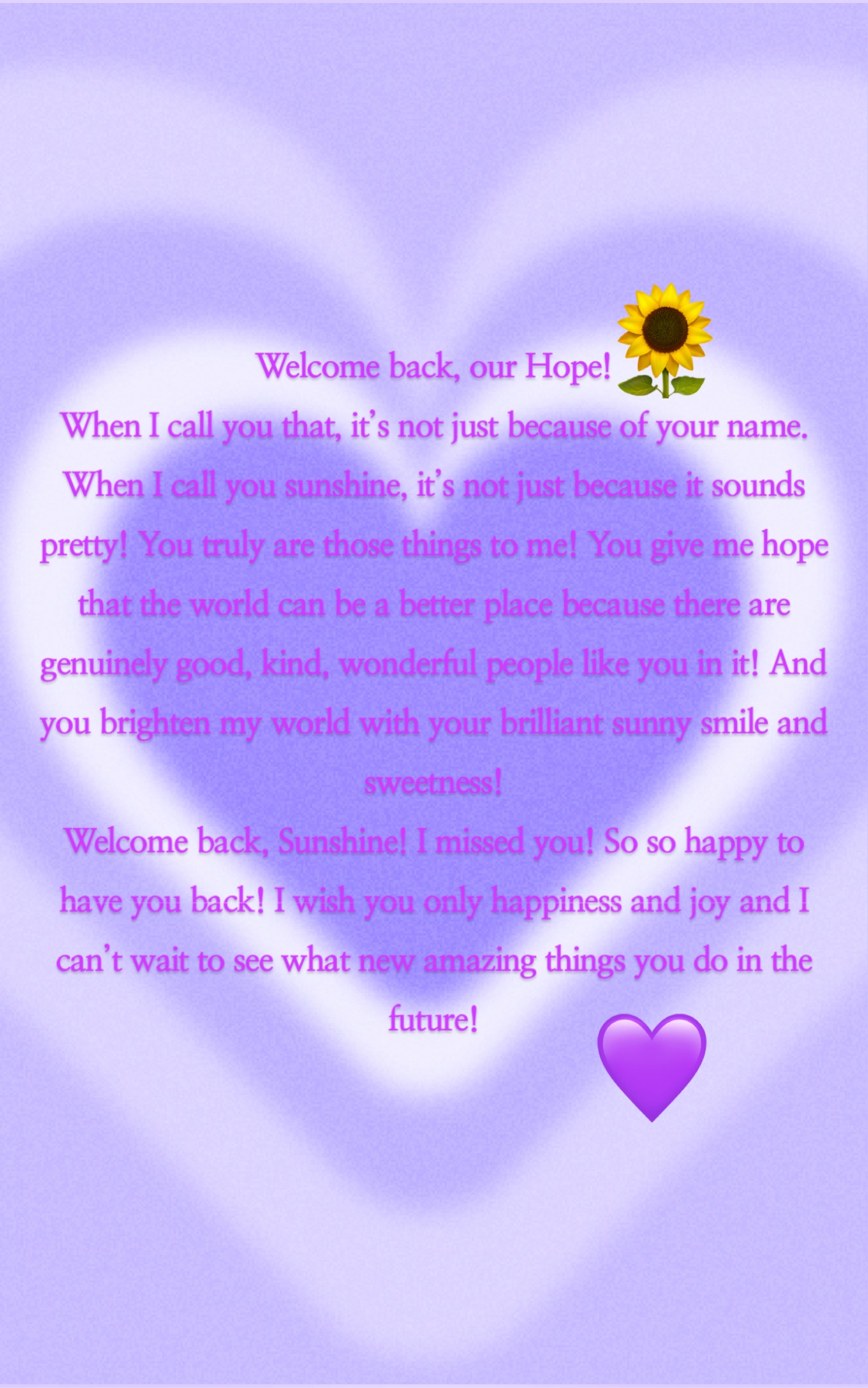 BTS Weverse Fan Letter