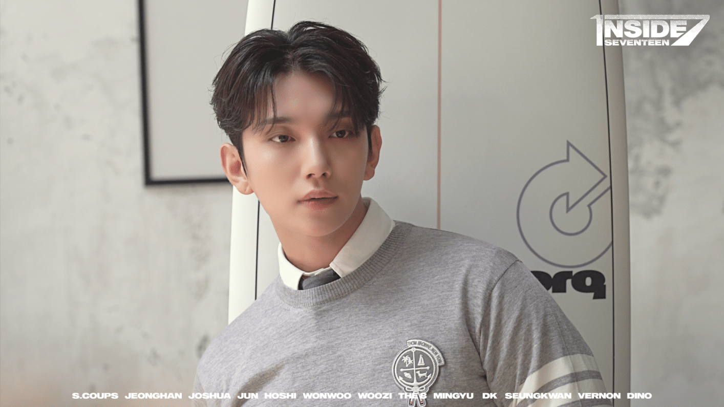 Weverse SEVENTEEN Media - [INSIDE SEVENTEEN] 조슈아 GQ X 톰 브라운 화보 촬영 비하인드 ...