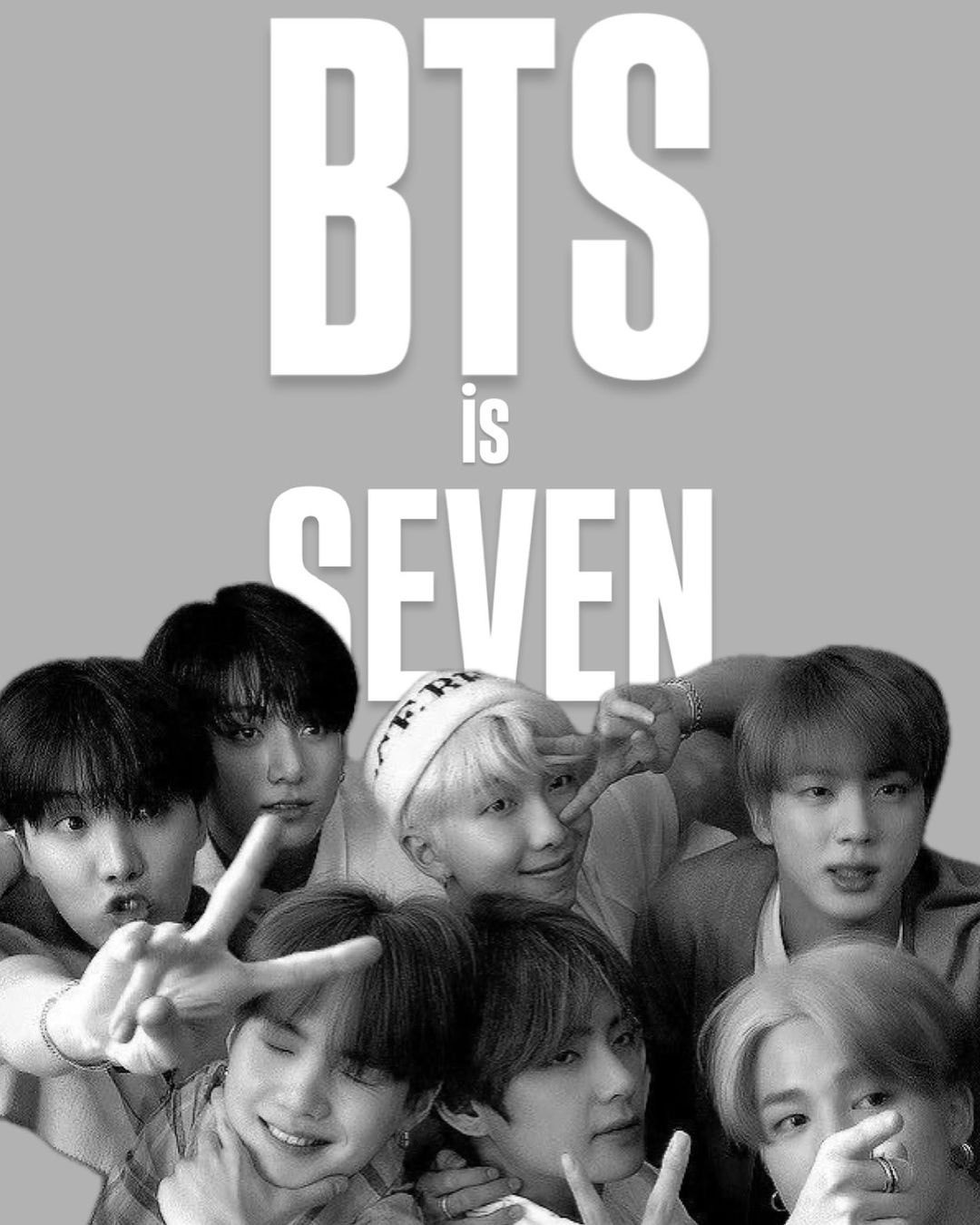 BTS Community Post - BTS IS SEVEN 💜 #btsisseven #btssao7