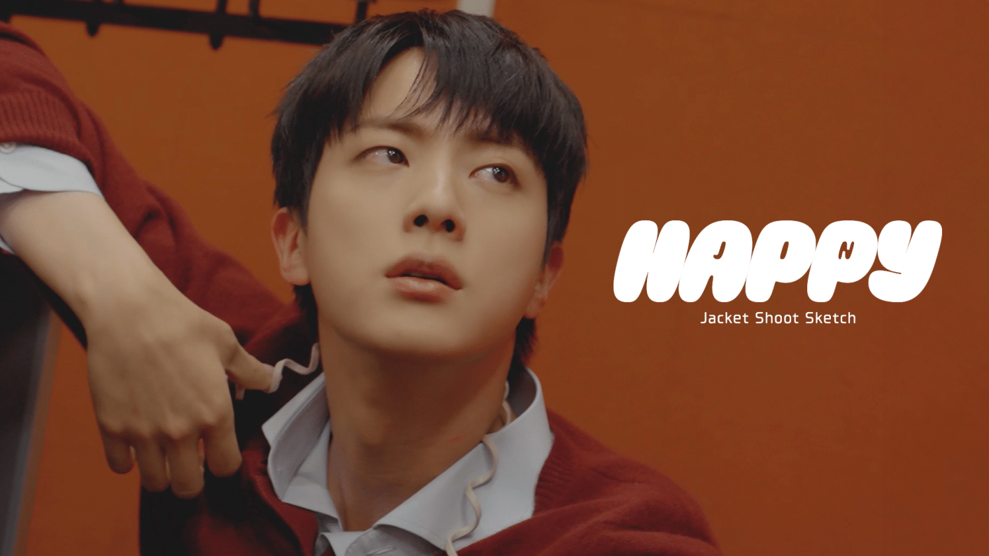 Weverse BTS Media - 진 (Jin) ‘Happy’ Jacket Shoot Sketch