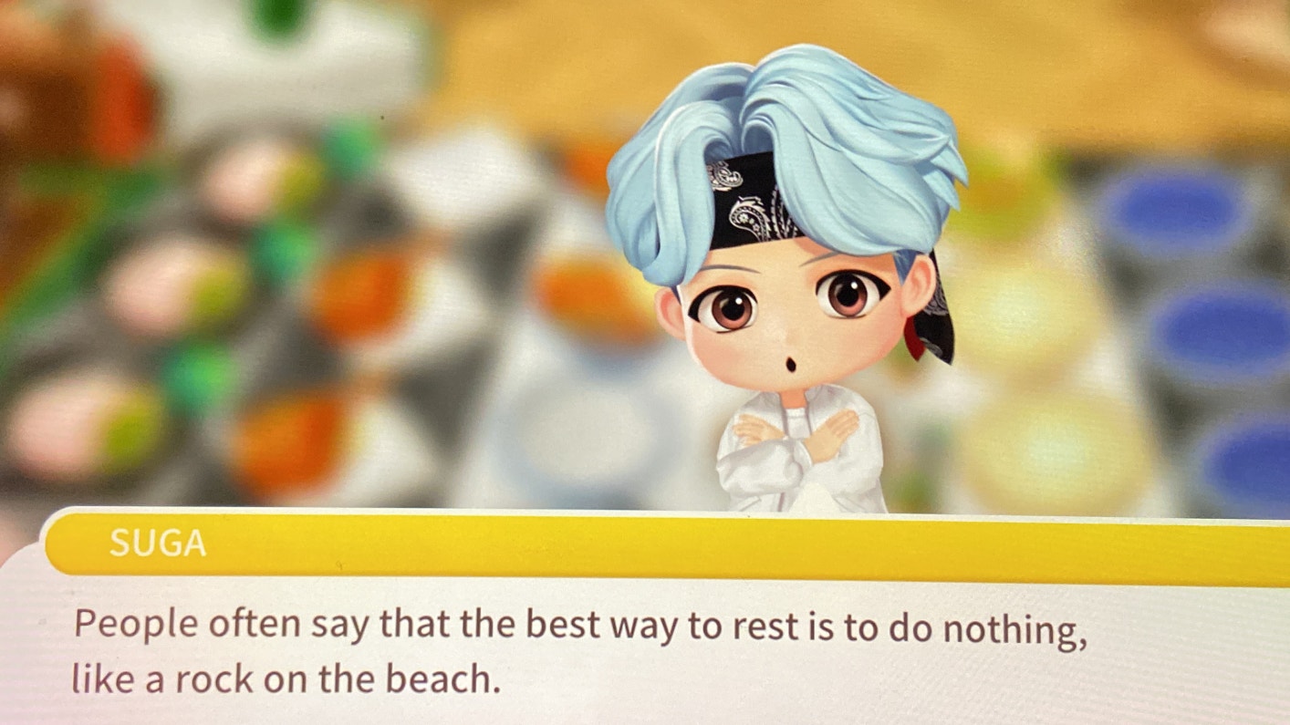 Post de la Comunidad BTS - #Suga #bts_cooking_on 😂 Cute! 🪨”People often ...