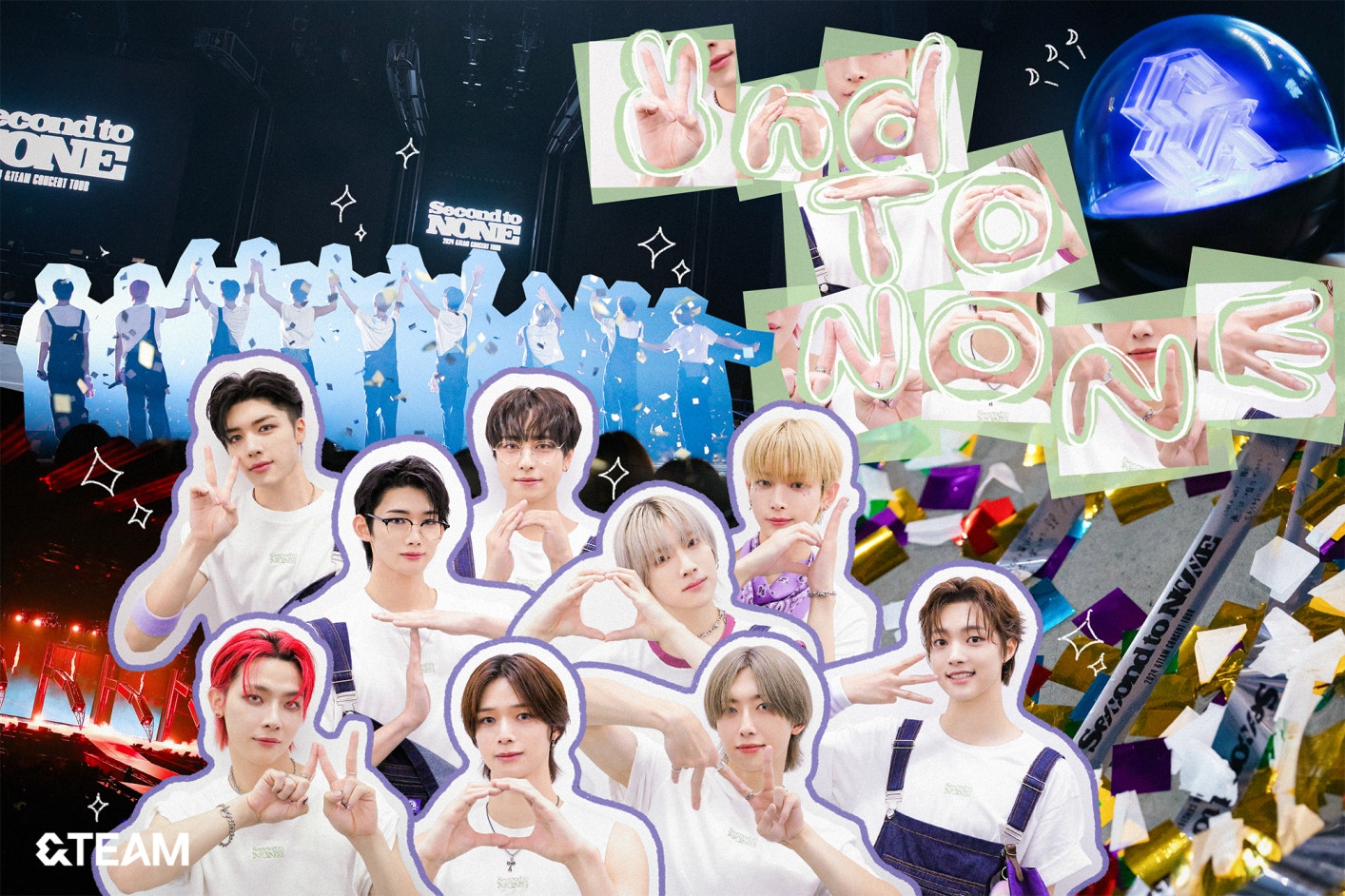 Weverse &TEAM Image - &TEAM CONCERT TOUR 'SECOND TO NONE' Behind Photo