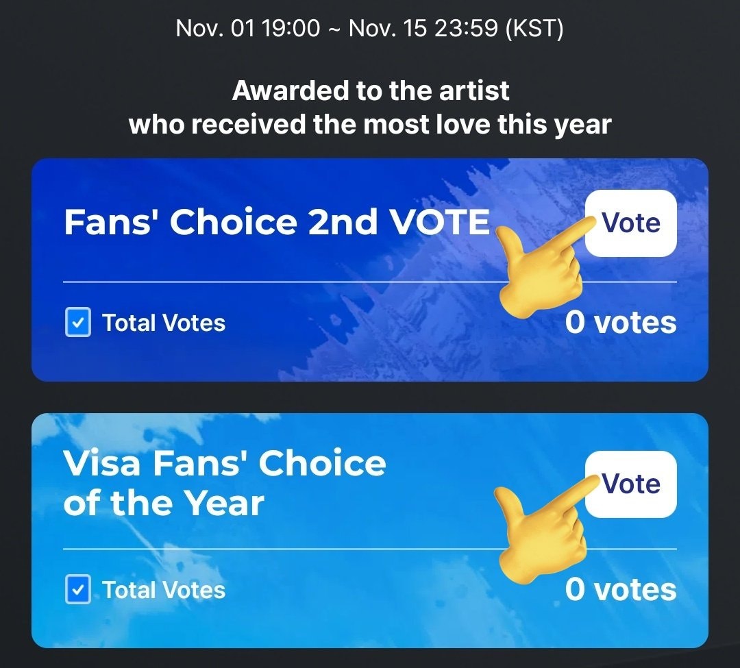 BTS Community Post - 💜🌟MAMA VOTE 🛑 Voting has been reset for today ARMY, vote for all BTS ...