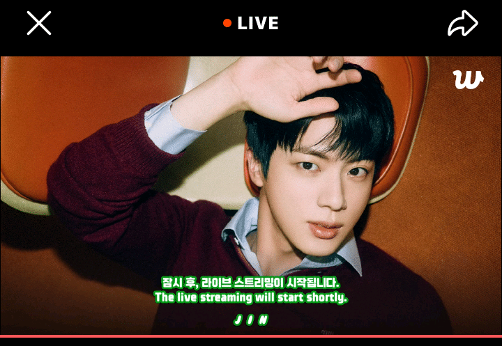 BTS Community Post - Jin!!! 😍