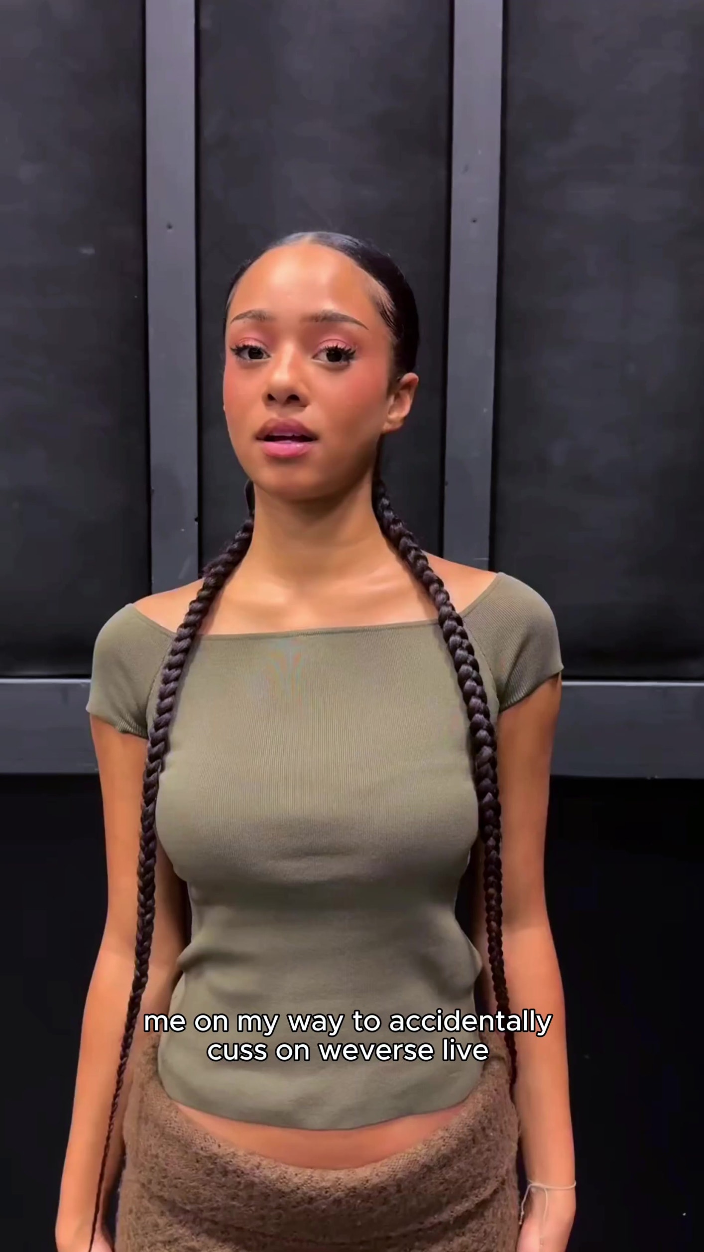 Weverse KATSEYE Media - tonight i might do stupid sh….🫢