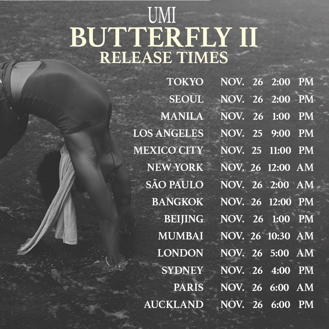 UMI Community Post - Butterfly II - out tonight 🦋 where will you be ...