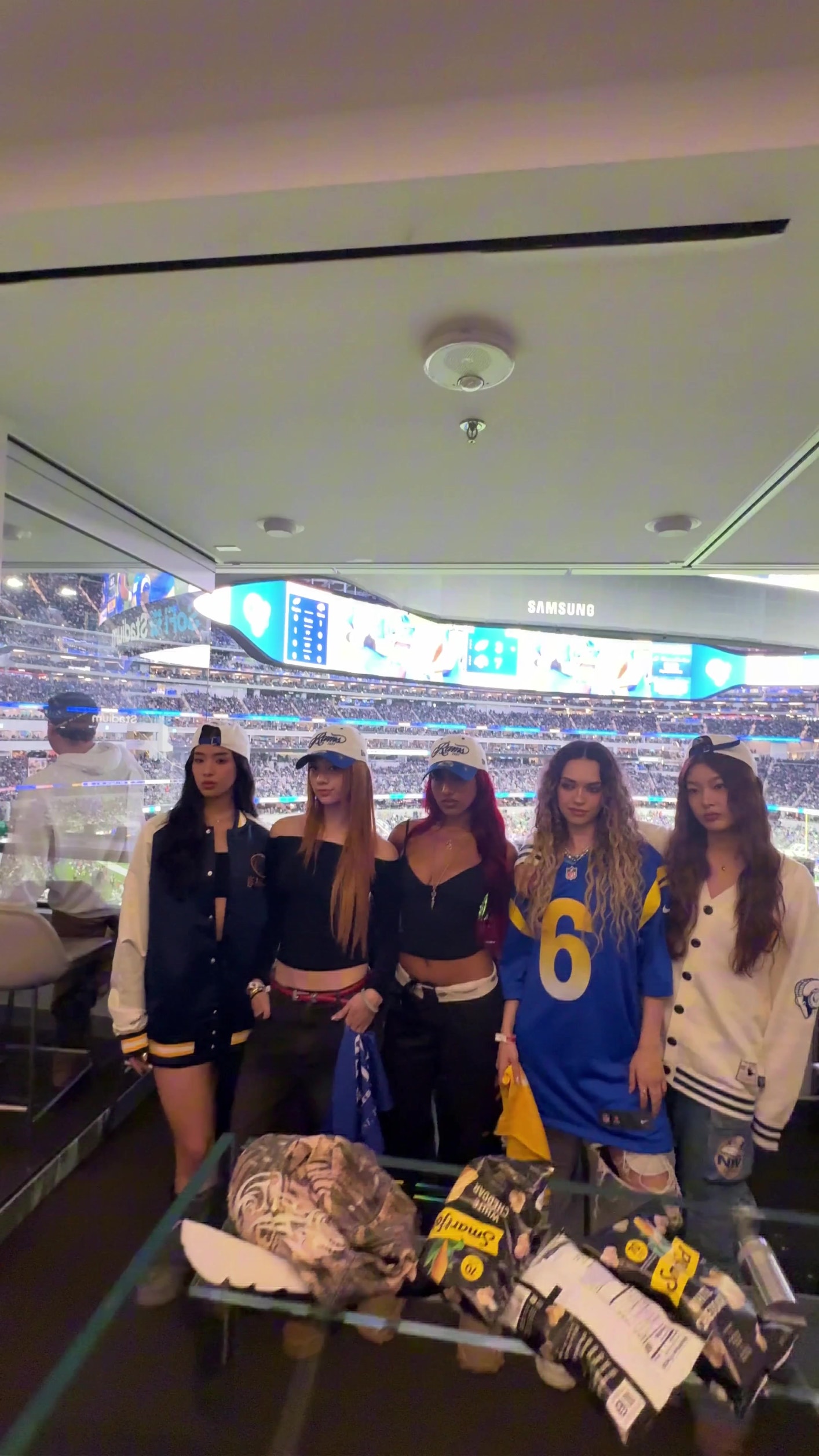 Weverse KATSEYE Media - thank you LA Rams for an incredible experience 🤍