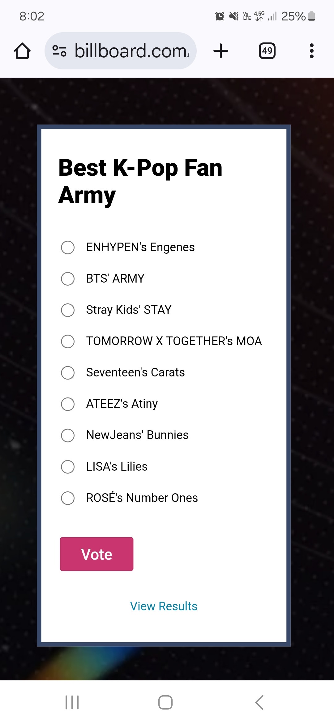 BTS Community Post - 📌 INFO ARMY 🗣 BTS (방탄소년단) está nominado en Billboard, entra al link y vota ...
