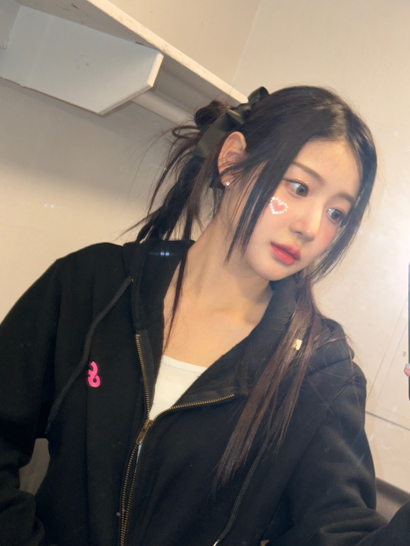 FIFTY FIFTY Community Post - The heart on my cheek stands for my love ...