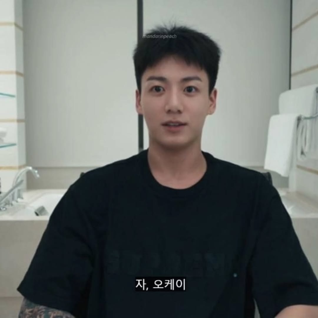 BTS Community Post - Jungkook's documentary is being shown on Disney 💜🐰 I cried at this part 🥹💜 ...