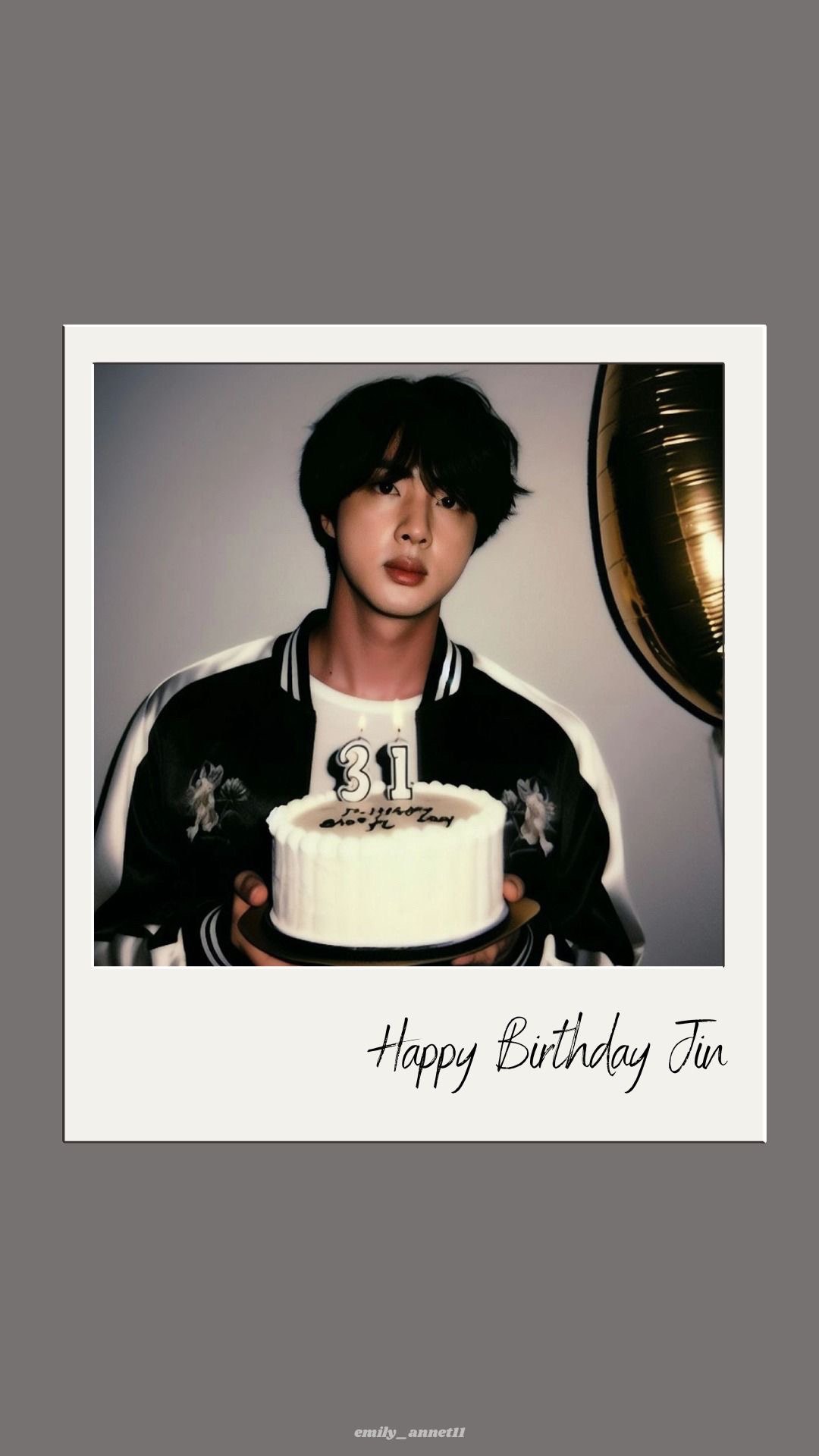 BTS Community Post - wish you a very happiest birthday Jiniee, may god ...