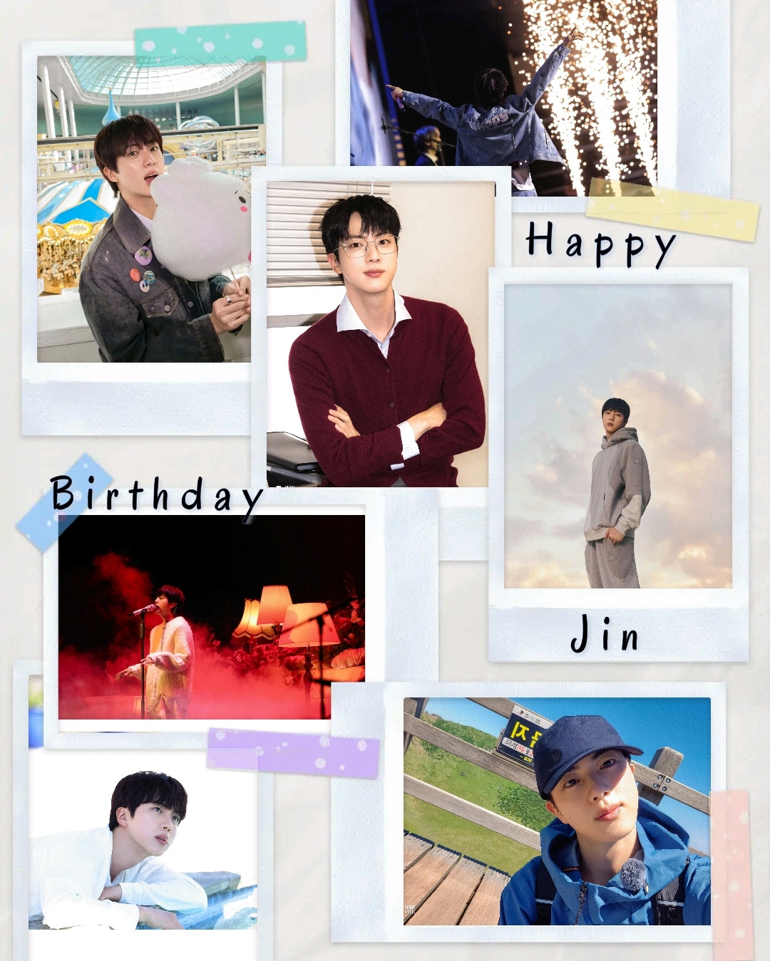 BTS Community Post - Happy birthday Jin, have a great time, enjoy this ...