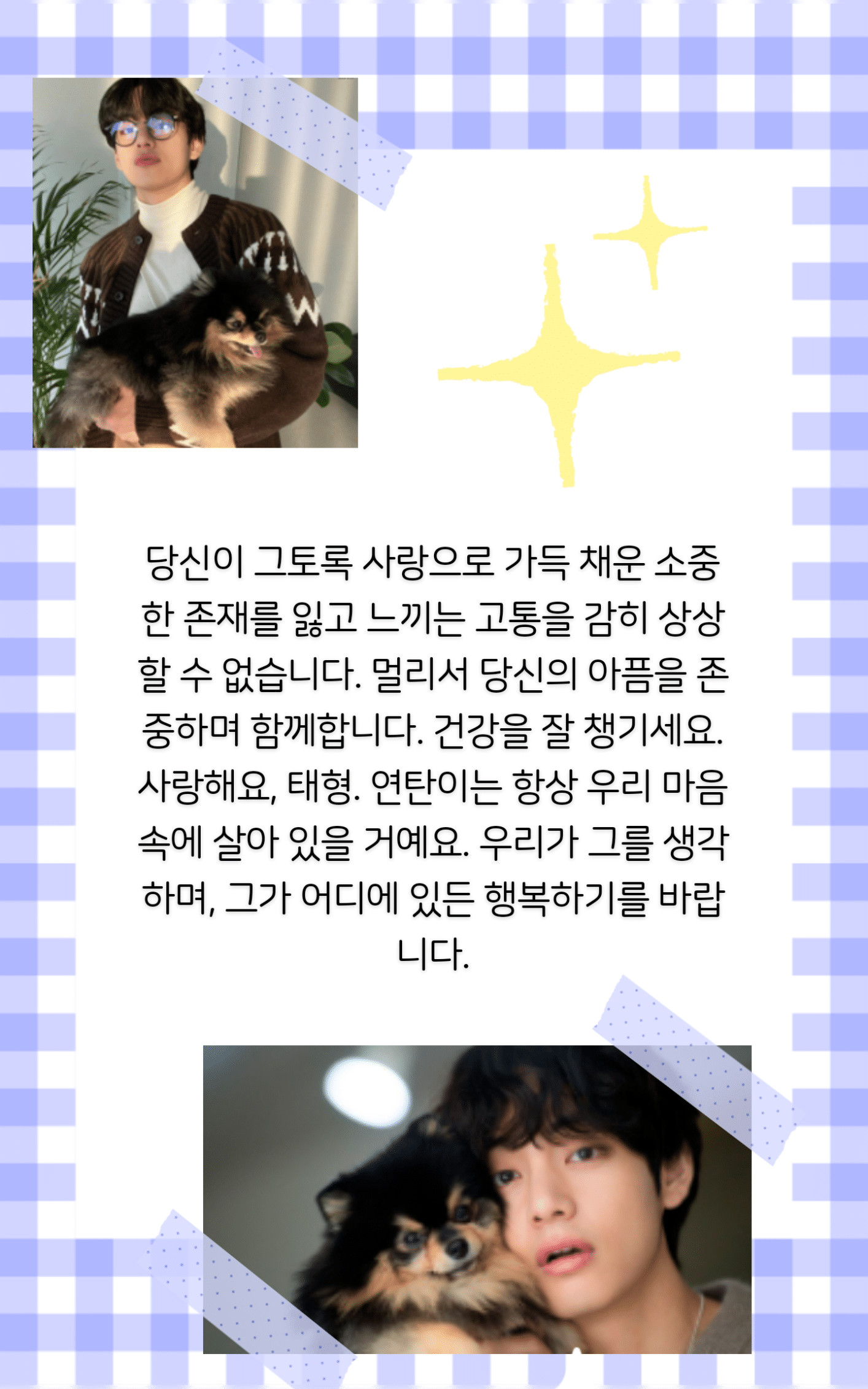 BTS Weverse Fan Letter