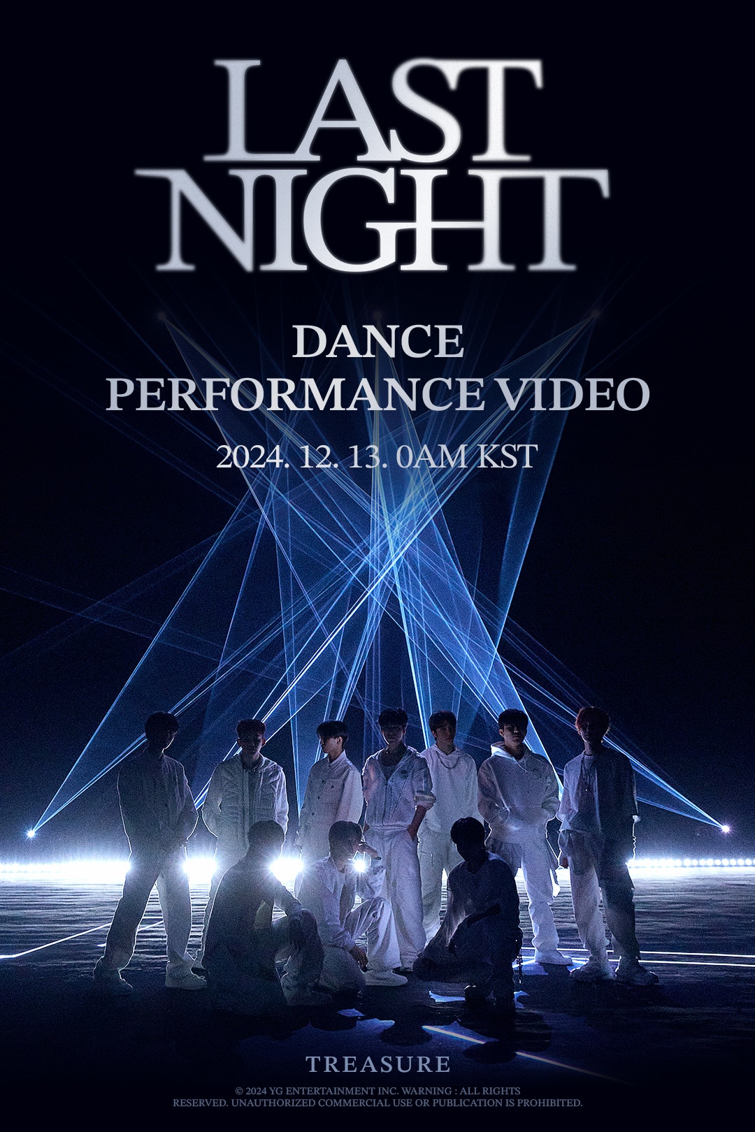 Weverse TREASURE Image - TREASURE - ‘LAST NIGHT' DANCE PERFORMANCE VIDEO Teaser Poster