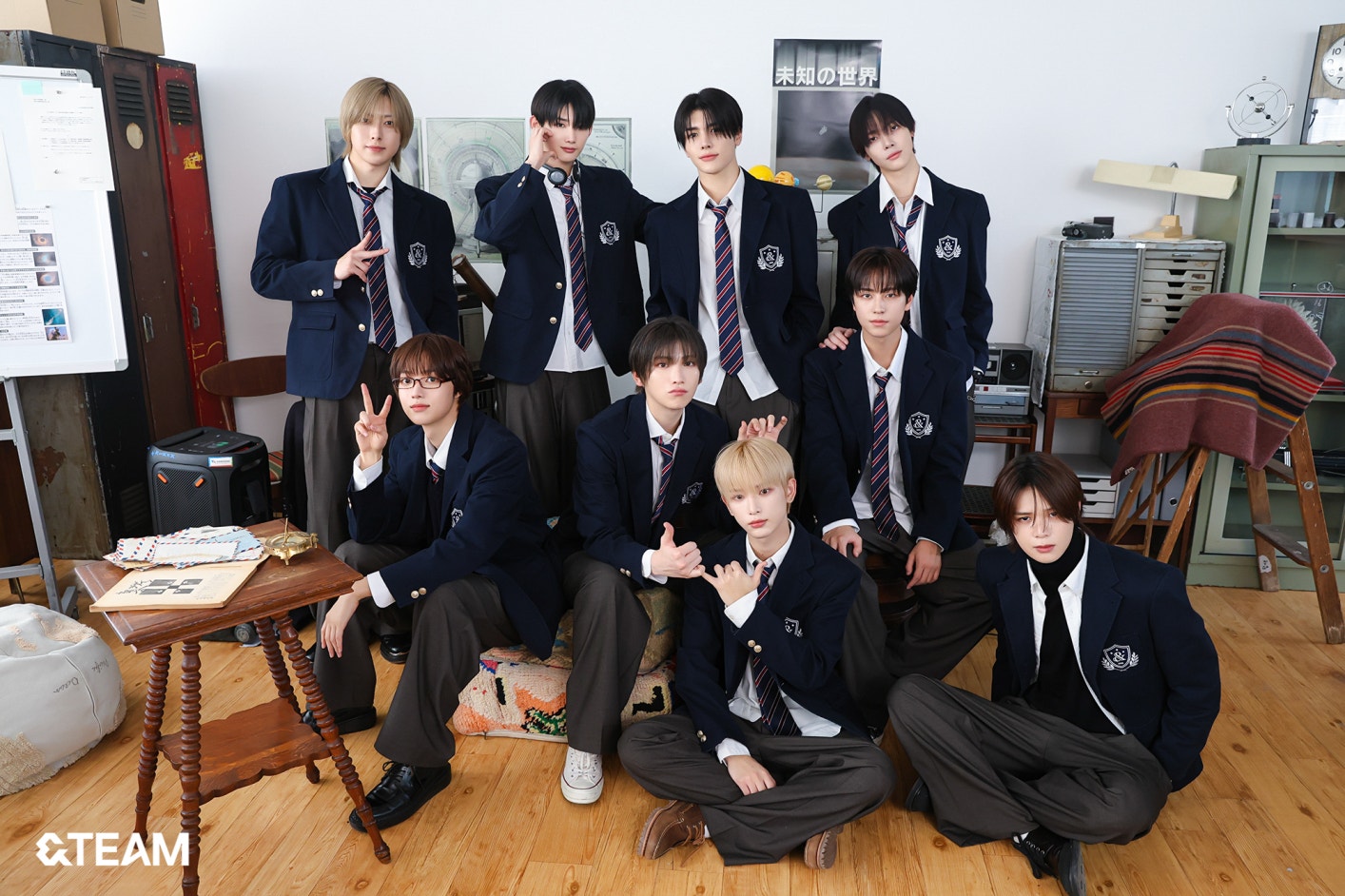 Weverse &TEAM Image - &TEAM ‘illumination’ MV Behind Photo