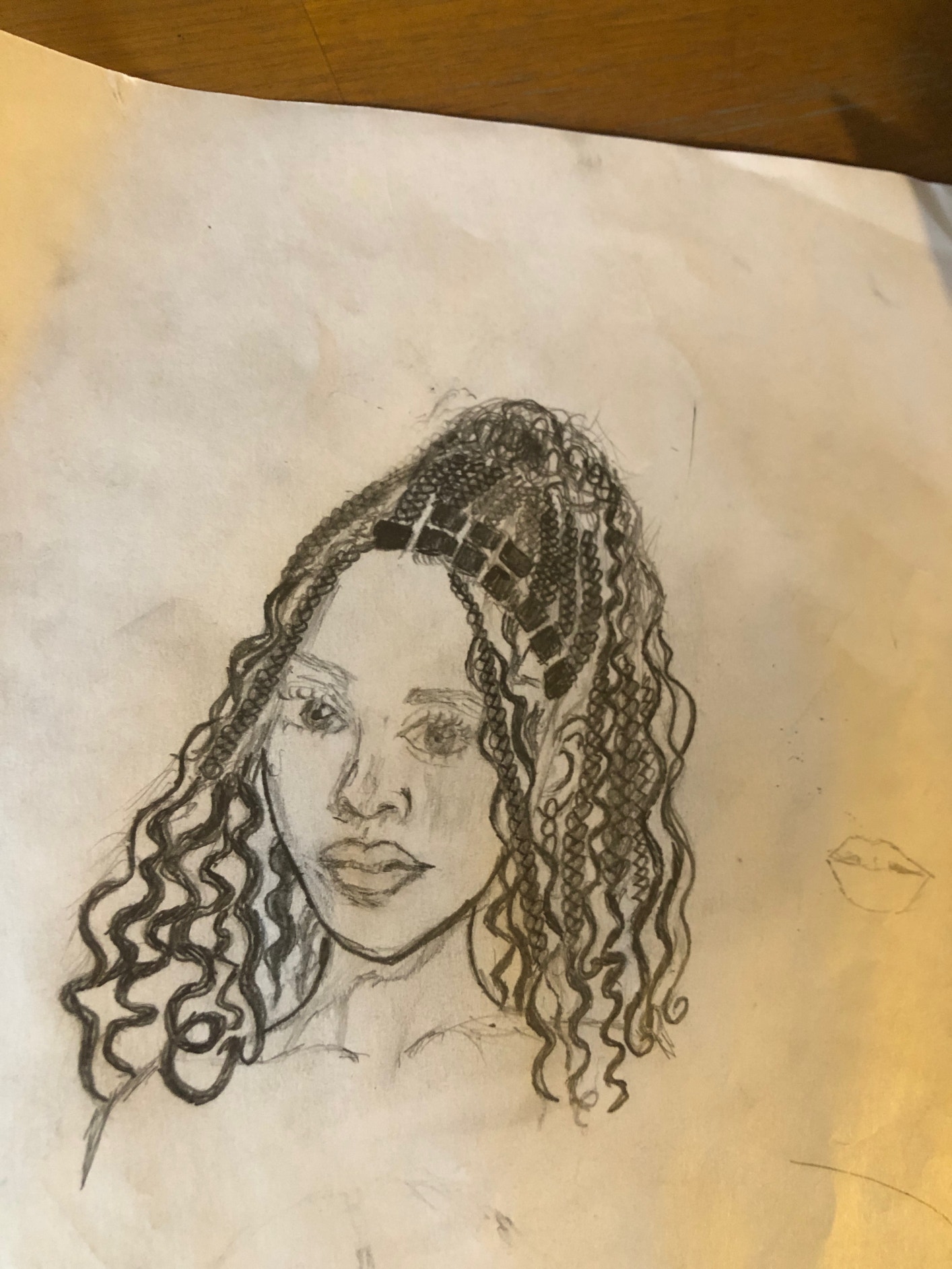 KATSEYE Community Post - I tried drawing manon 😭😞💀