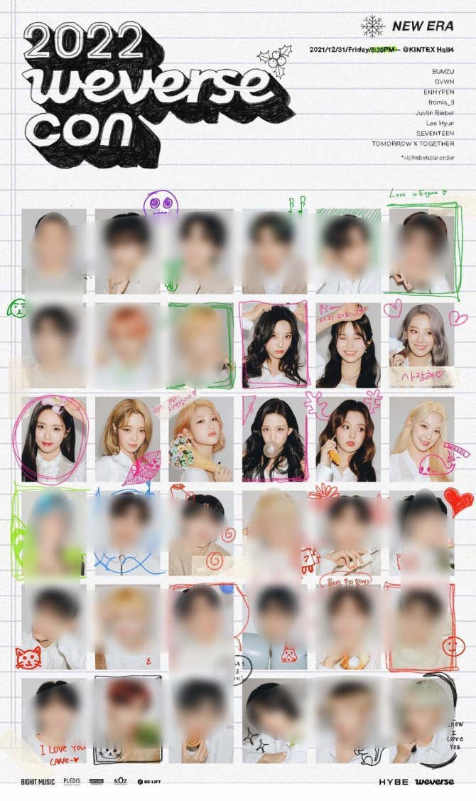 fromis_9 Community Post - 124 debut time ~ 211220 fromis_9 - 2022 Weverse Con [New Era] Holiday ...