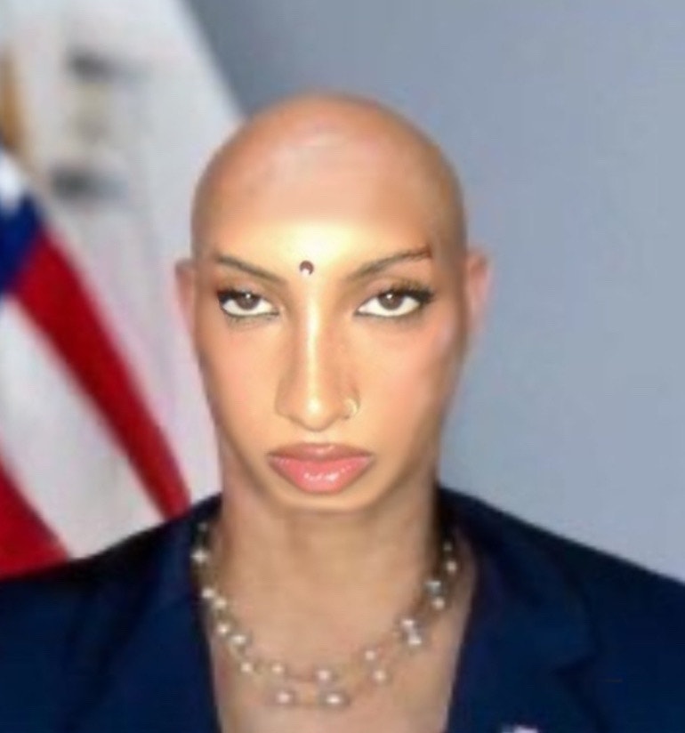 KATSEYE Community Post - big bald sister lara