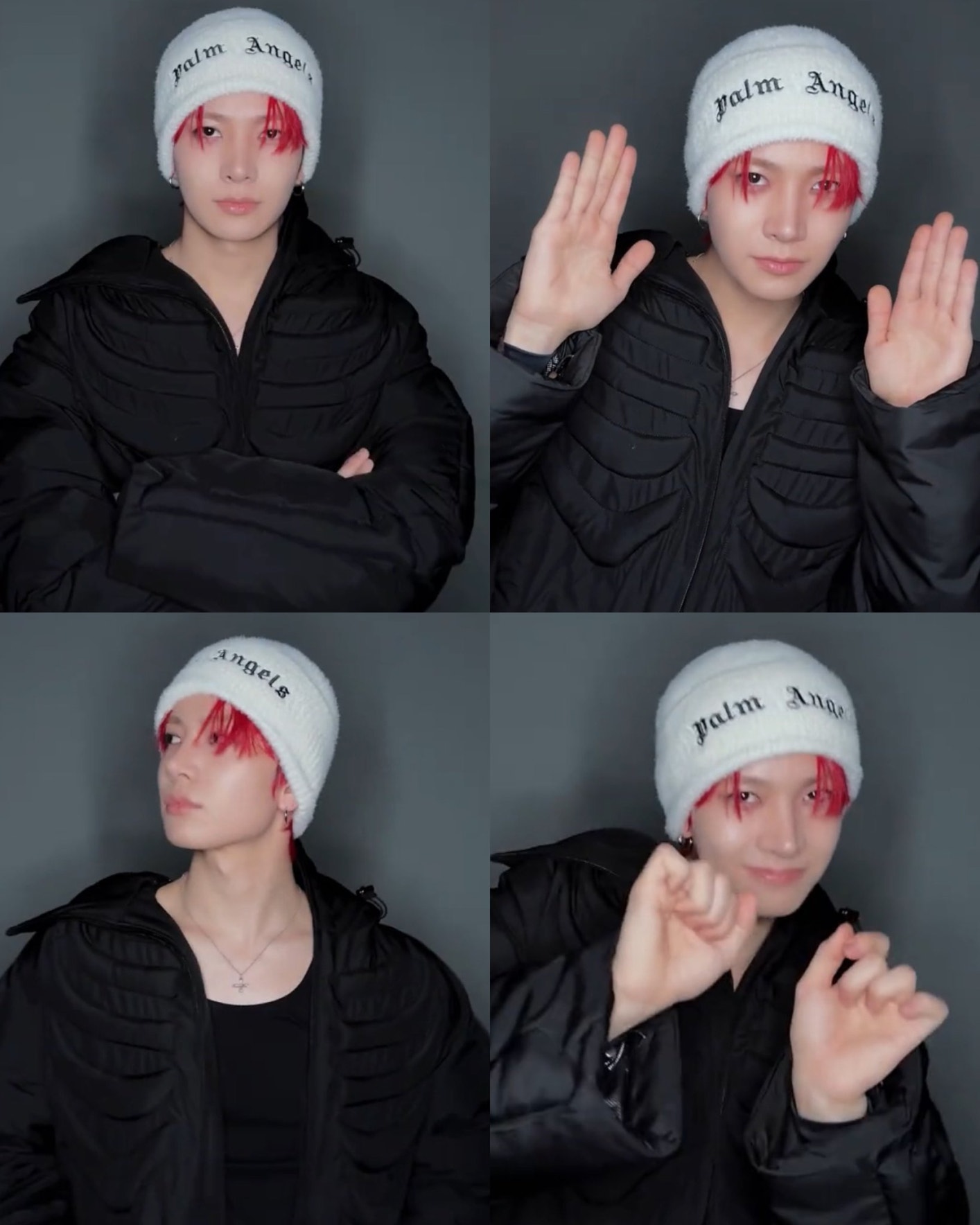 ENHYPEN Community Post - it's real heeseung red hair😭😭😭😭