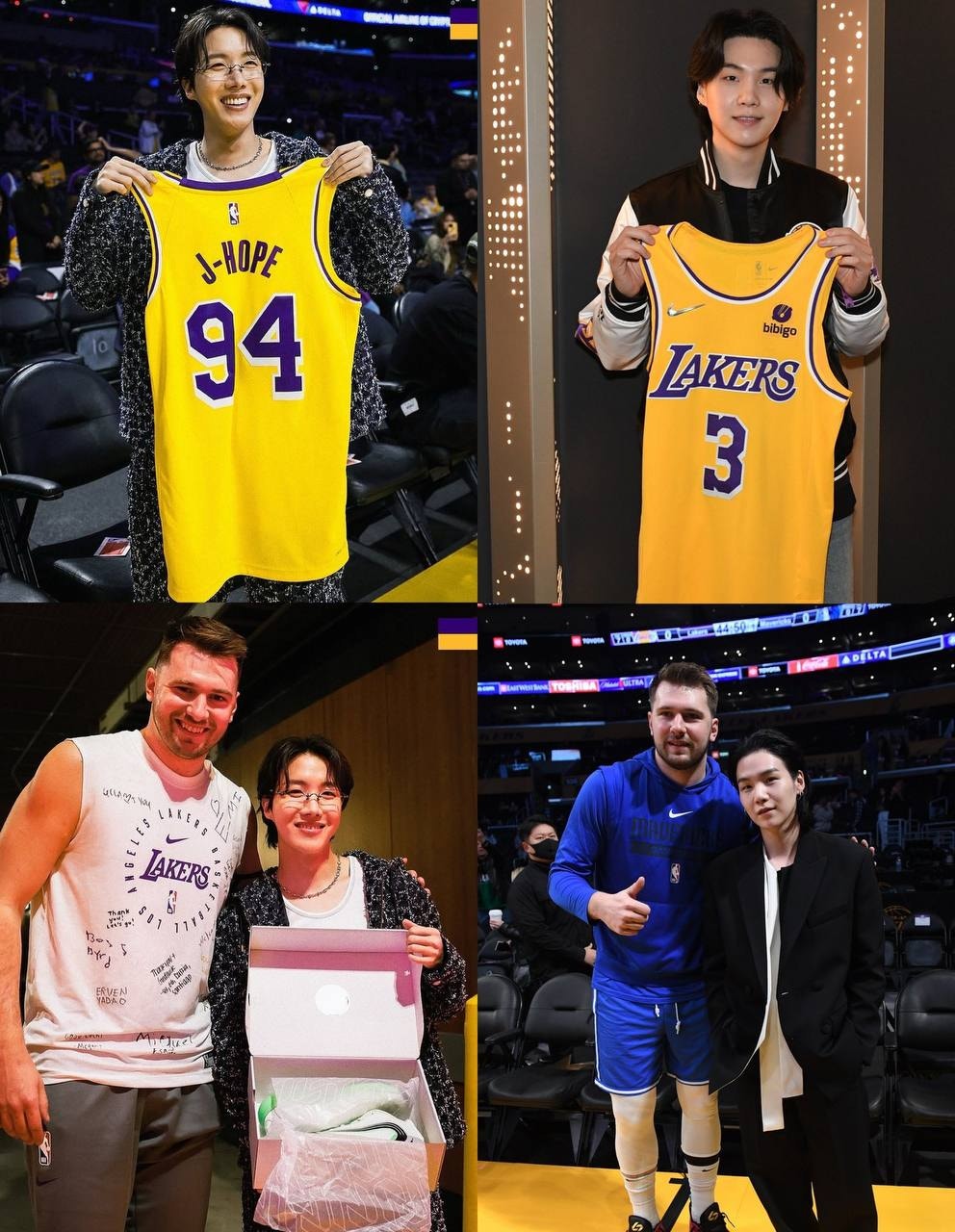 BTS Community Post - NBA Japan in X: Once for the present, twice for the past. NBA Ambassador ...