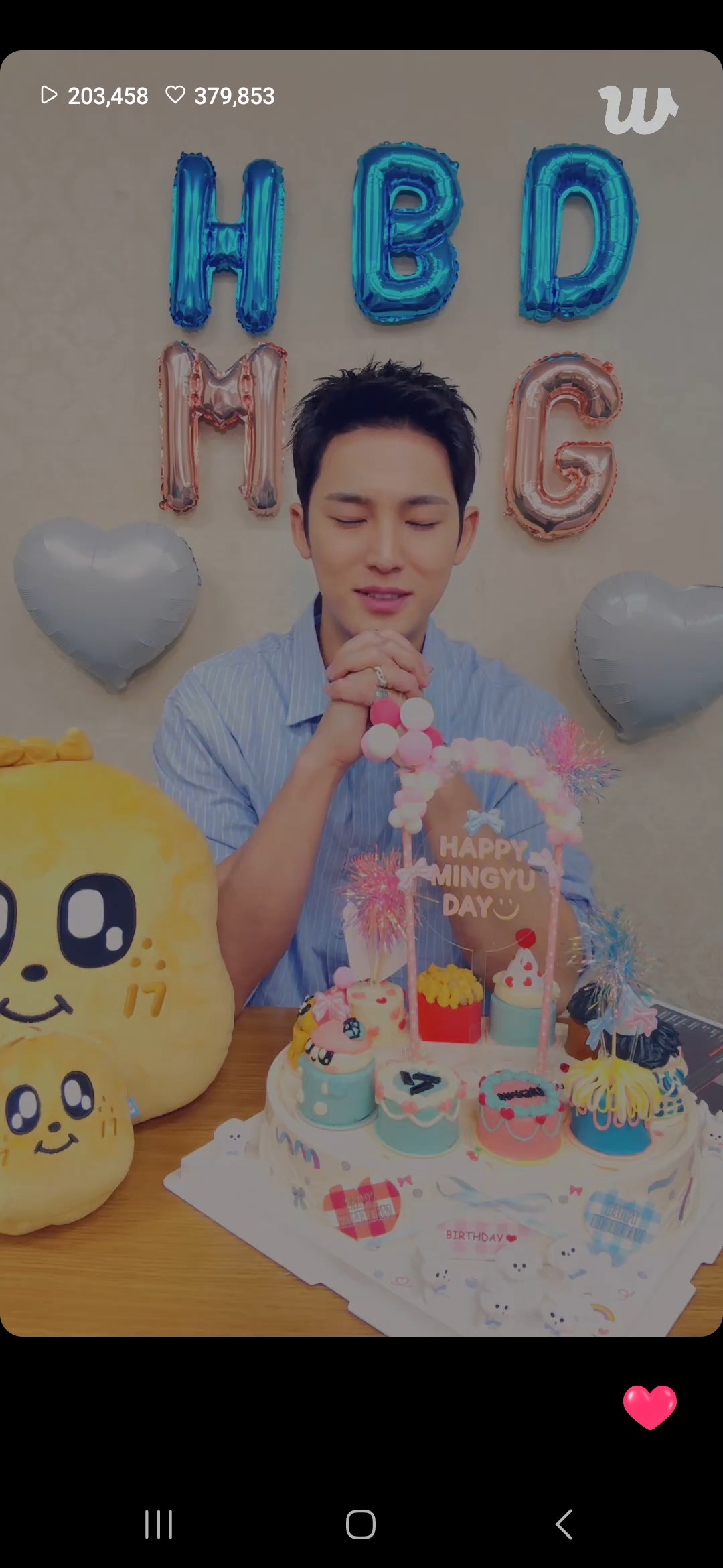 SEVENTEEN Community Post - MINGYU BELATED BIRTHDAY LIVE ! HAPPY ...