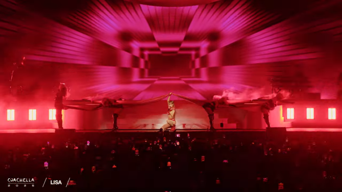 BLACKPINK Community Post - Lisa at #Lisachella 2025 Week 1! ️💫🔥