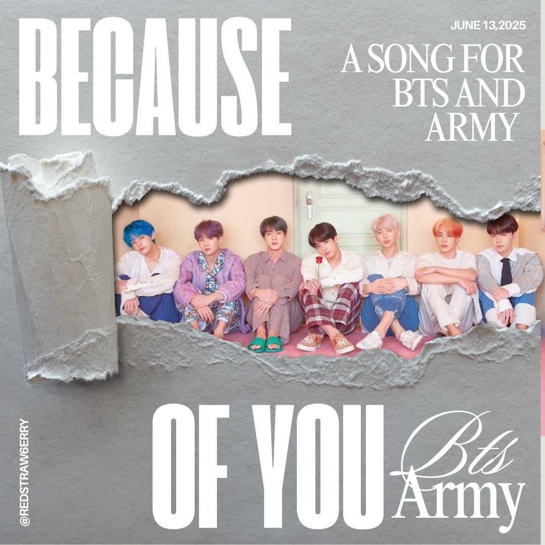 BTS Community Post - #becauseofyou a song for bts and army