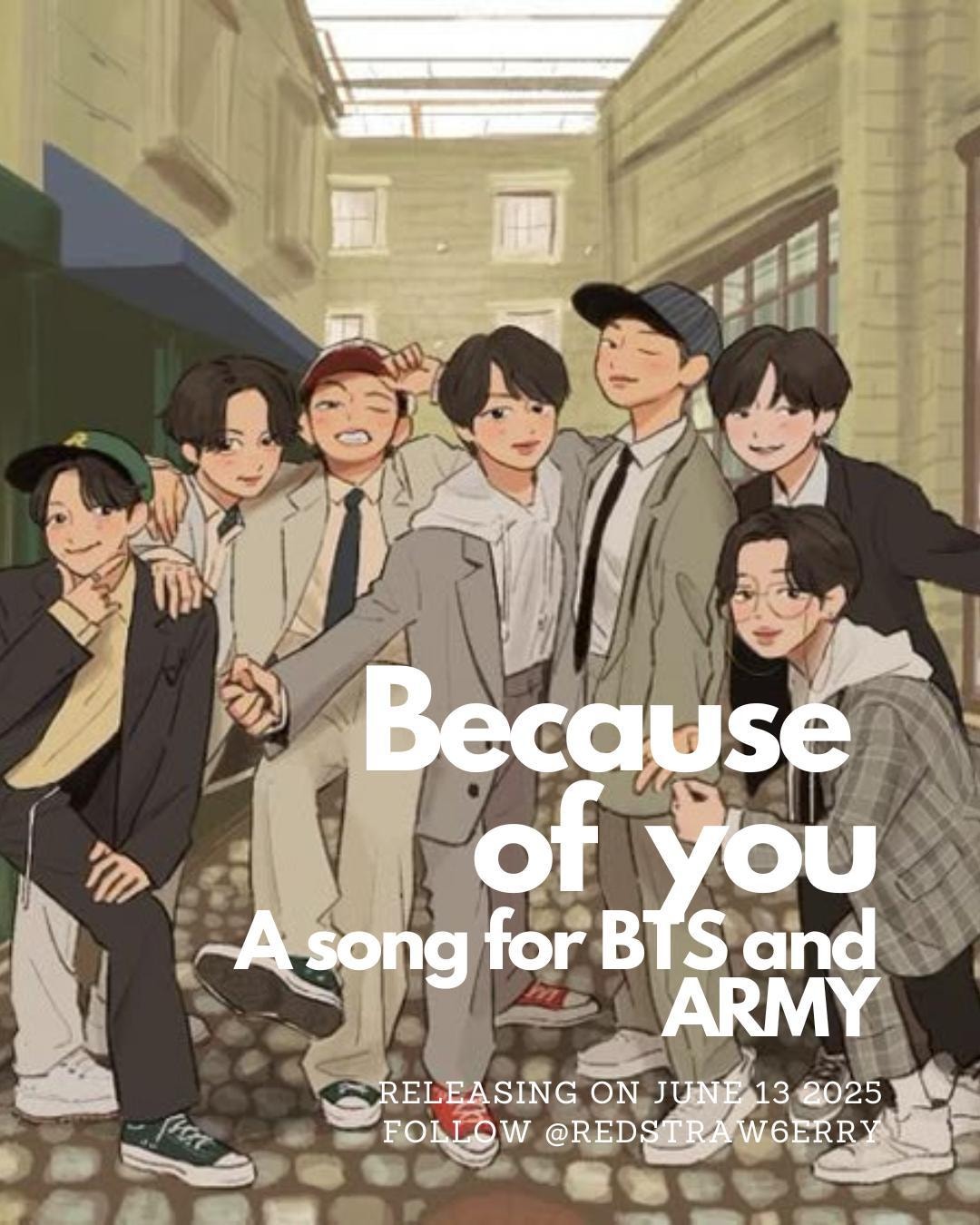 BTS Community Post - #becauseofyou A song for BTS and ARMY 💜