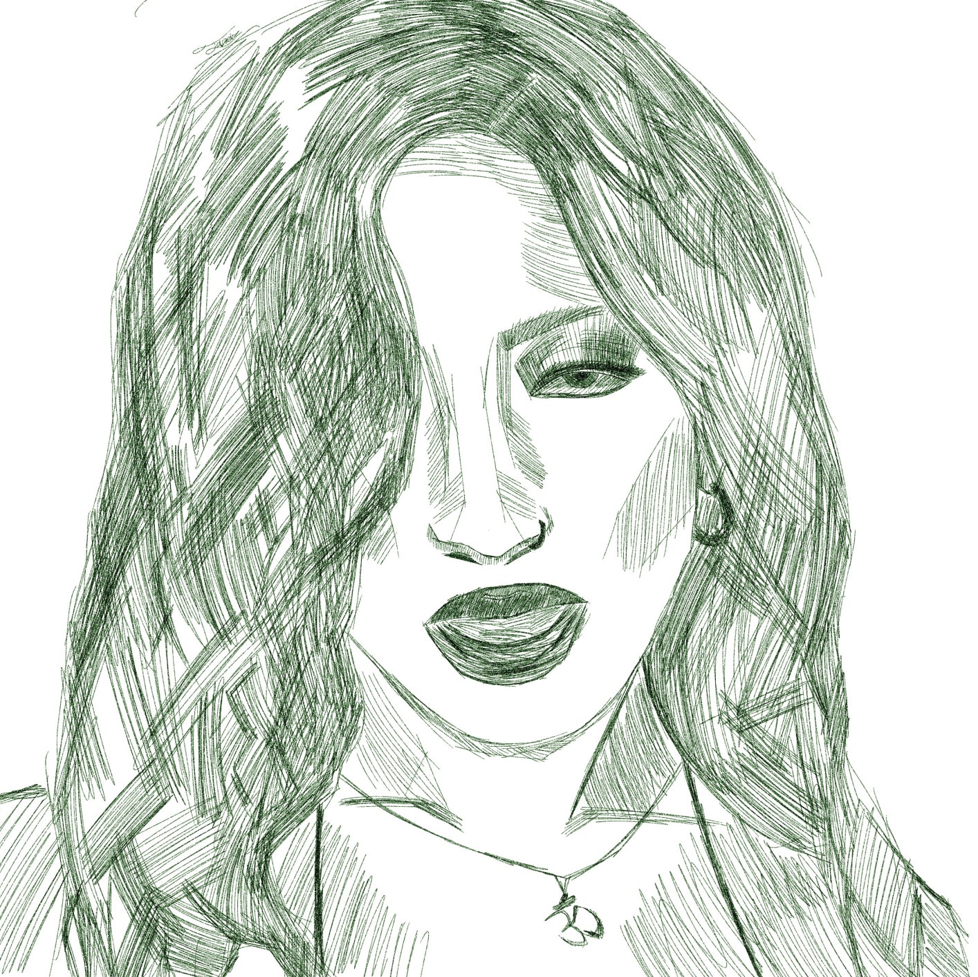 KATSEYE Community Post - new drawing of lara i made🤭