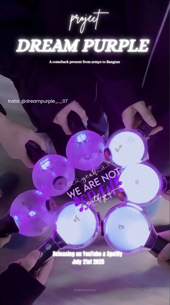 BTS Community Post - Hey ARMY, We’re not just waiting — we’re owning this moment. Our love burns ...