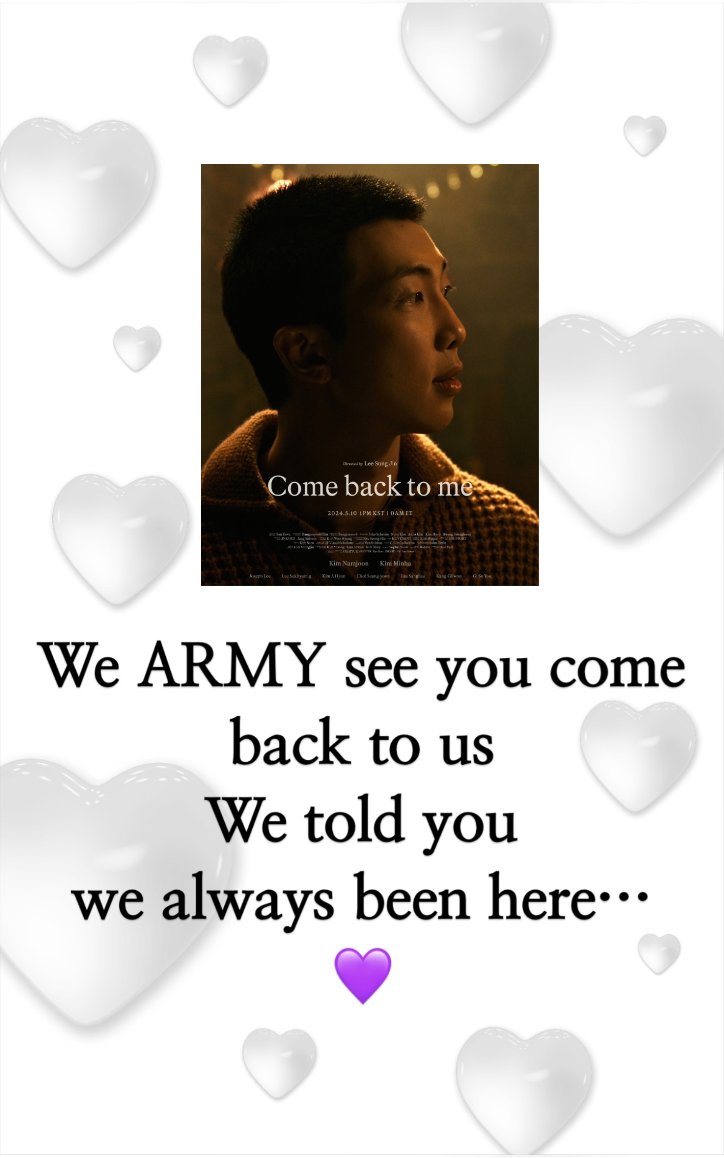 BTS Weverse Fan Letter