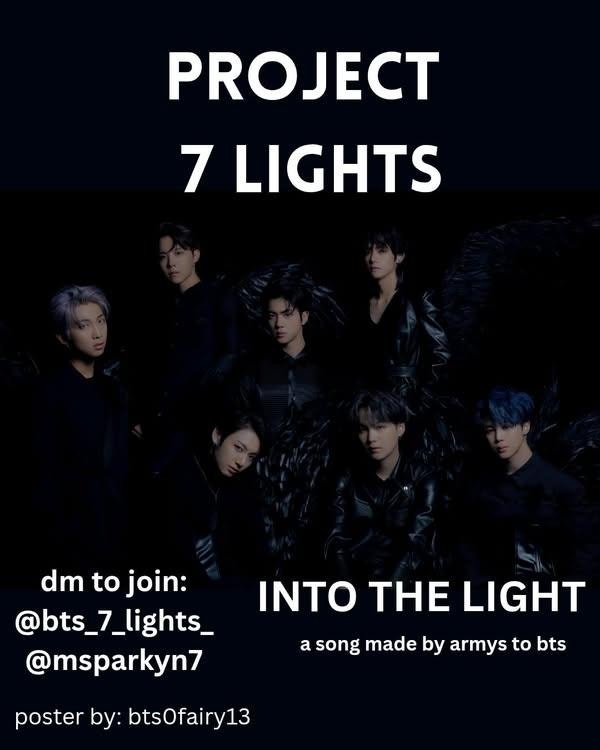 BTS Community Post - Project 7 Lights Seven lights, seven souls ...