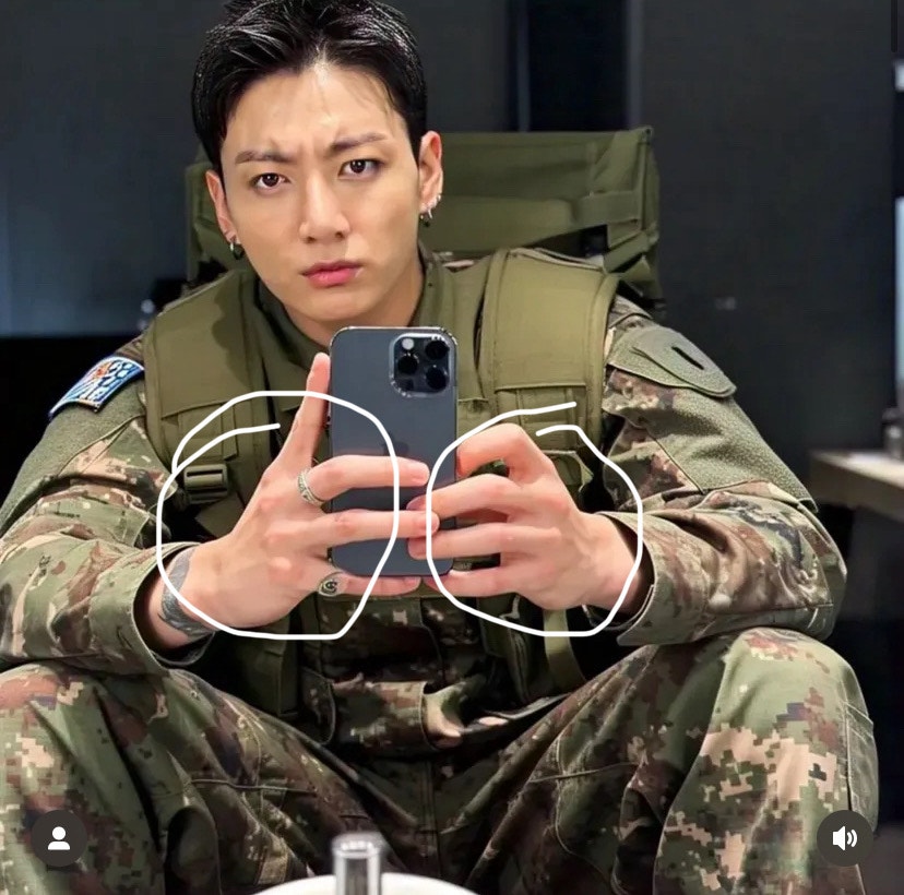 BTS Community Post - JK oppa, where is the ARMY tattoo?