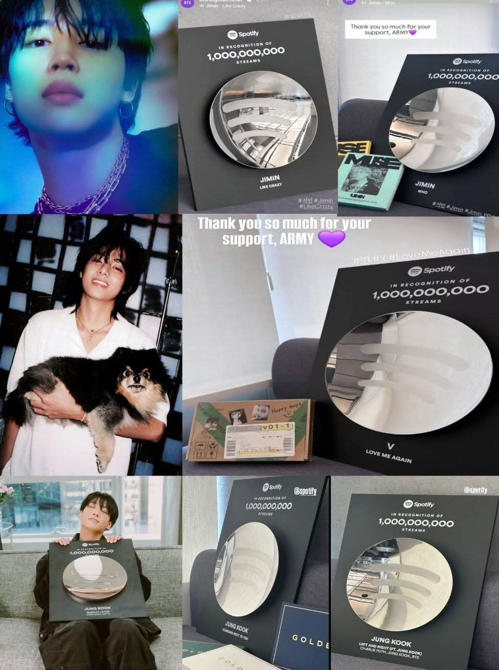 BTS Community Post - congratulations my dear... you deserve all the best... i am proud of you ...