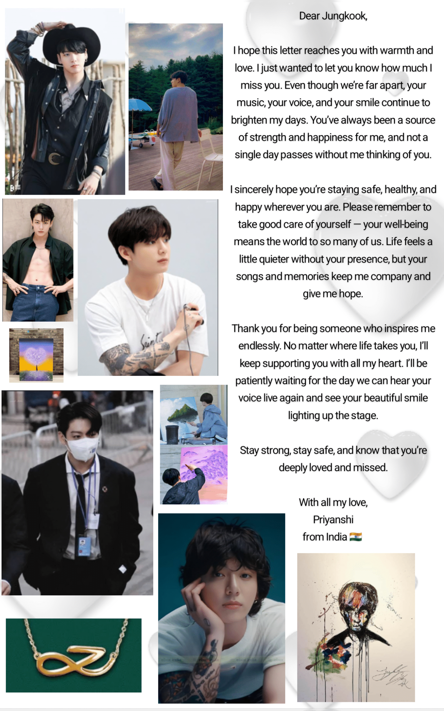 BTS Weverse Fan Letter