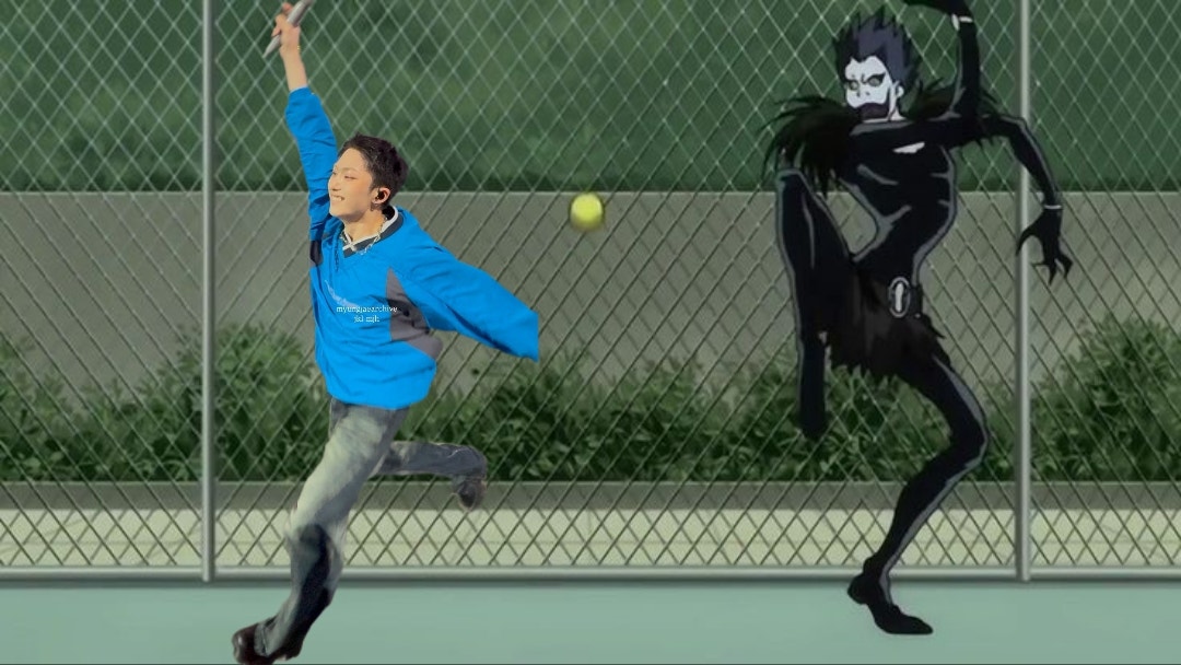 P1Harmony Community Post - Ryuk is afraid of him