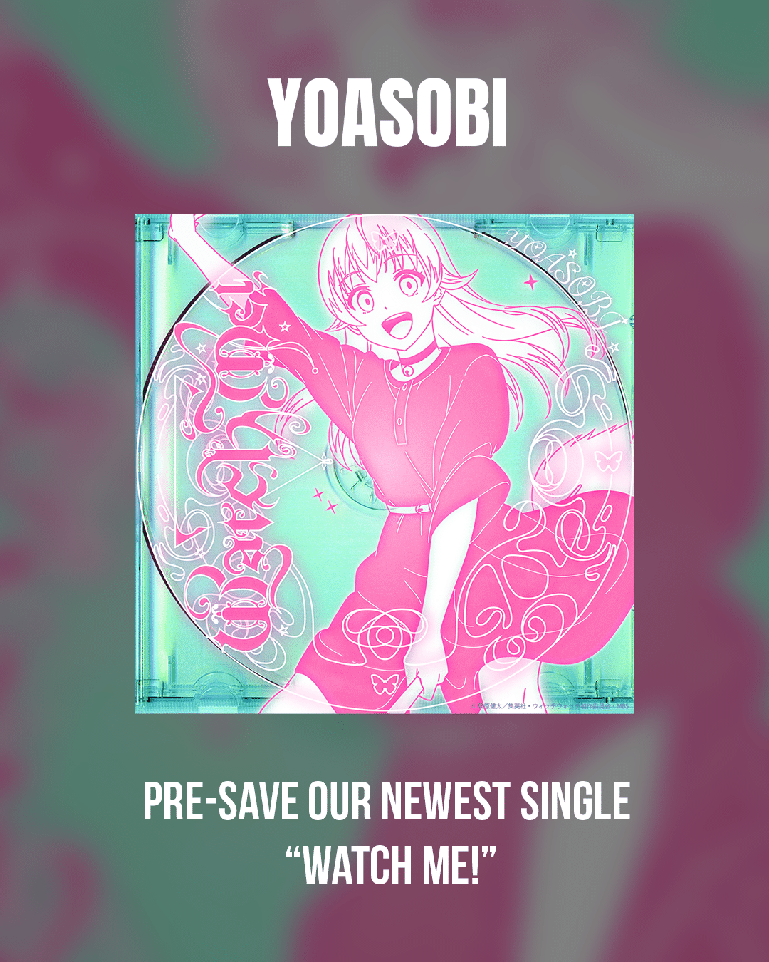 YOASOBI Community Post - Our new single "Watch me!" will be out May 18 ...