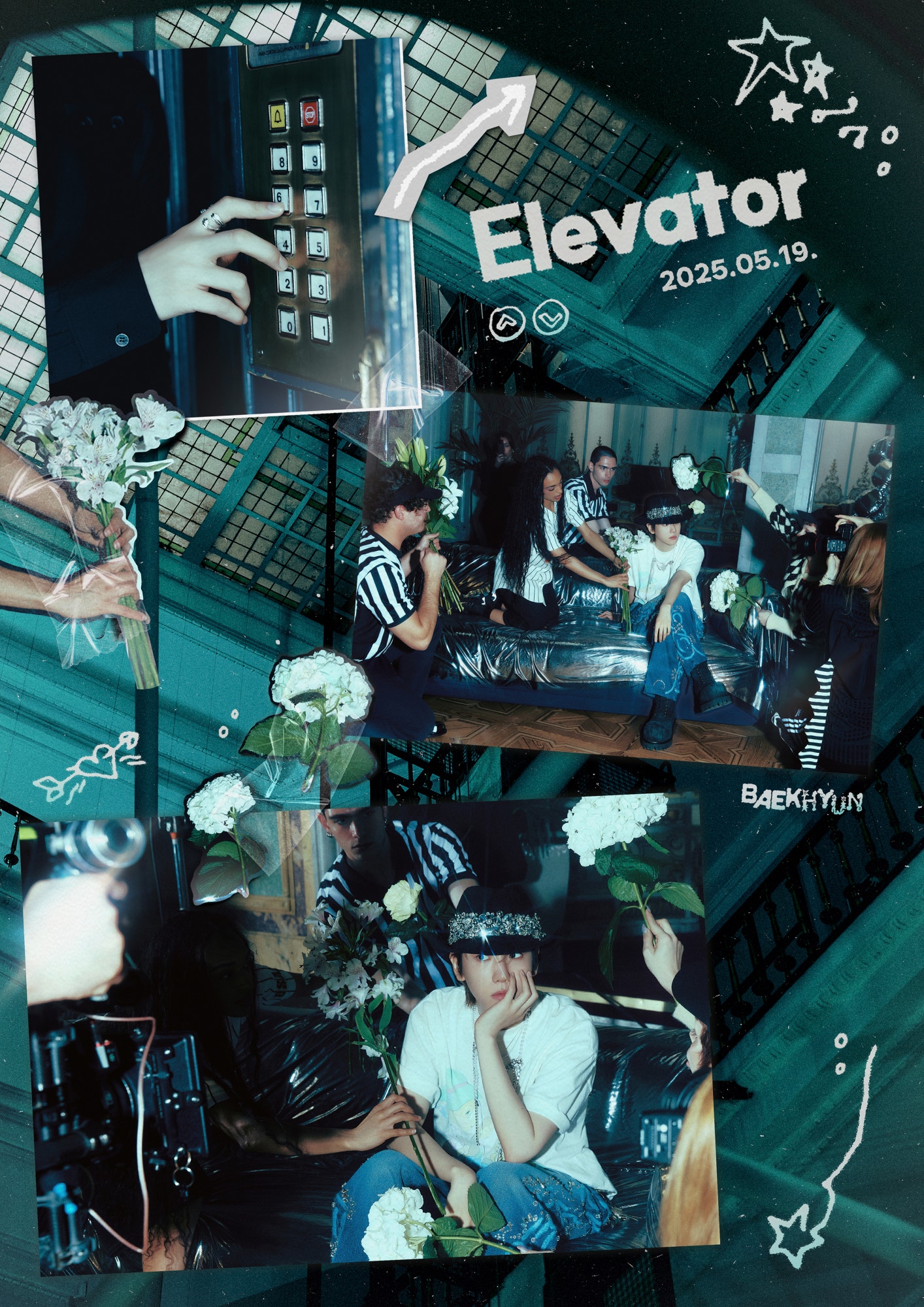 Weverse BAEKHYUN Image - 백현 (BAEKHYUN) 'Essence of Reverie - The 5th Mini Album' | 'Elevator' MV ...