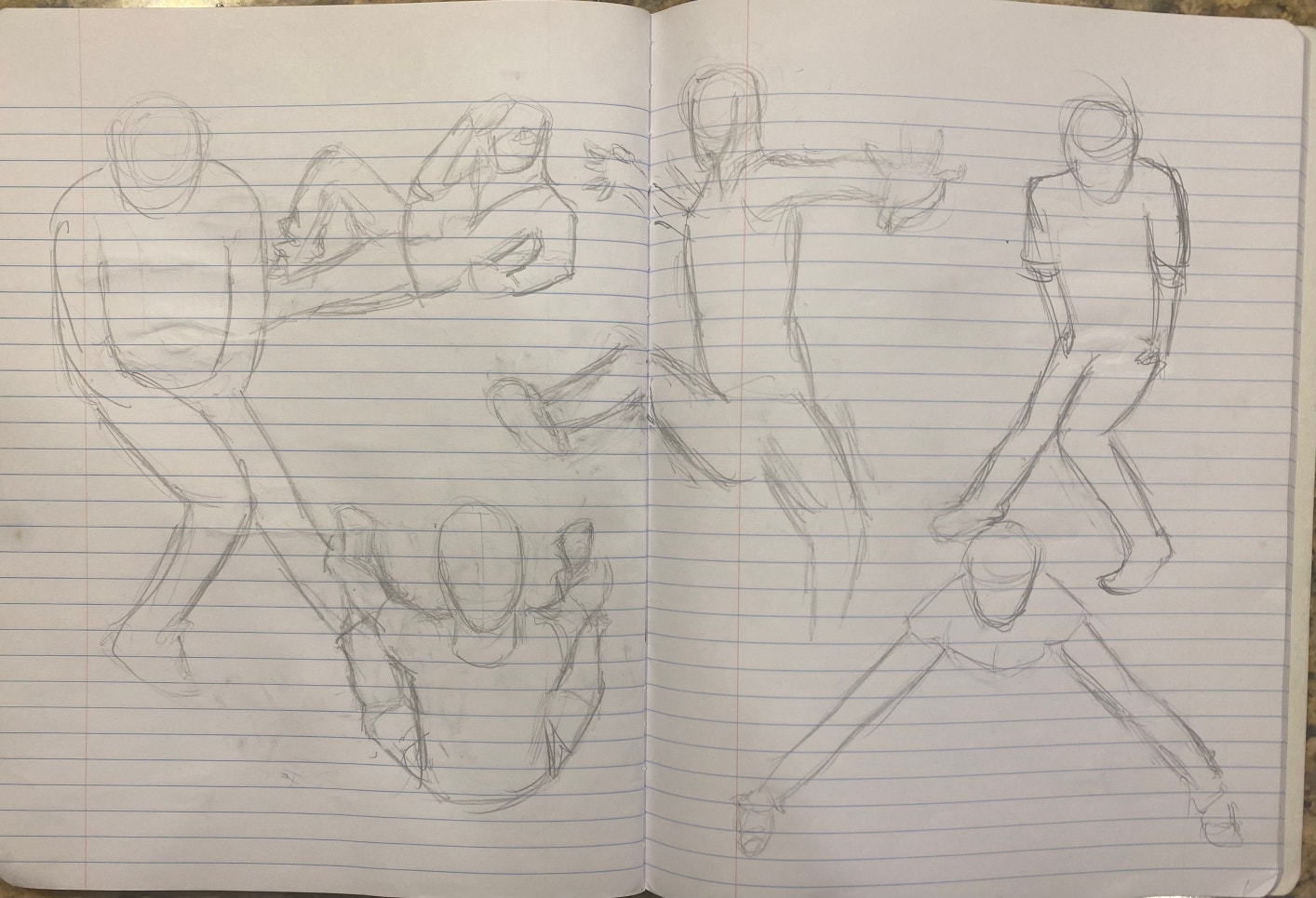 P1Harmony Community Post - i practiced drawing poses today 🔥🔥🔥