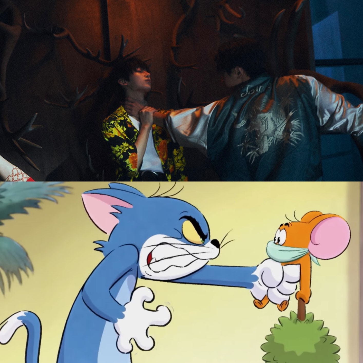 ENHYPEN Community Post - Its Tom and Jerry! 🐈‍⬛🐁