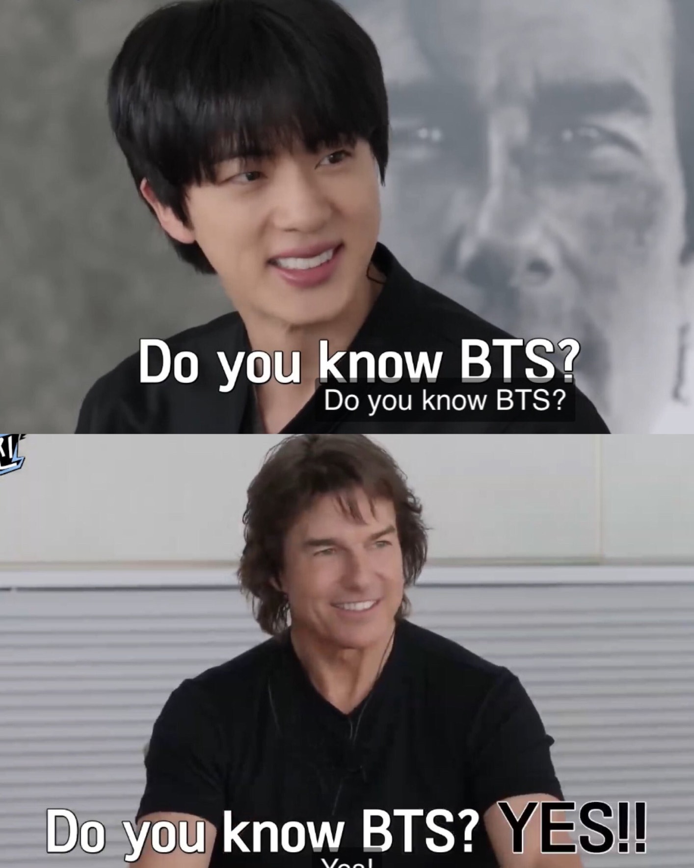 BTS Community Post - A BIG FLEX of JIN coded question