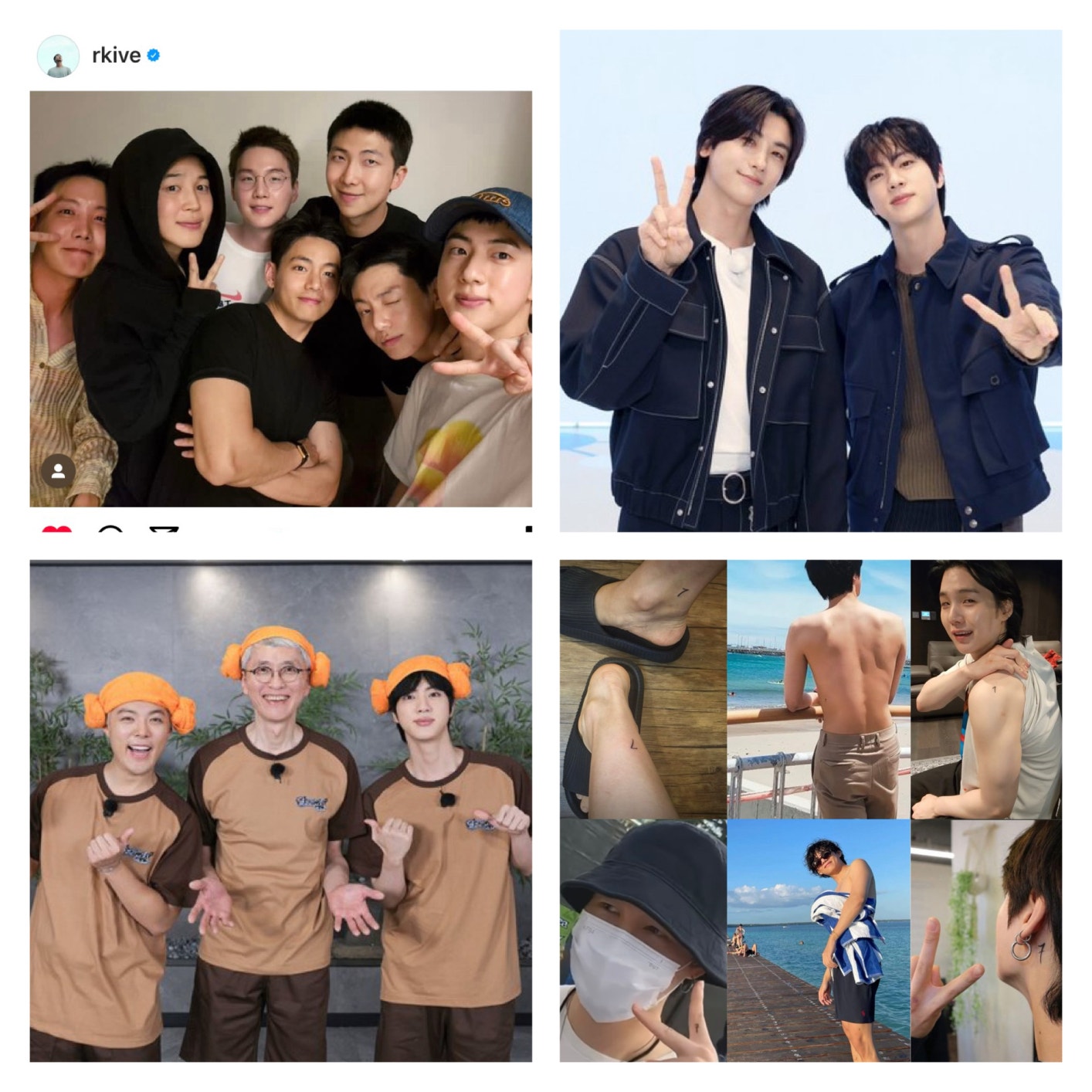 BTS Community Post - JINく～ん！ ナムさん、ジミンちゃん、テテ、グクが戻ってくるまでとうとう10の桁になったね 信じられないんだけど本当なんだね💜すごいよね JINくん ...