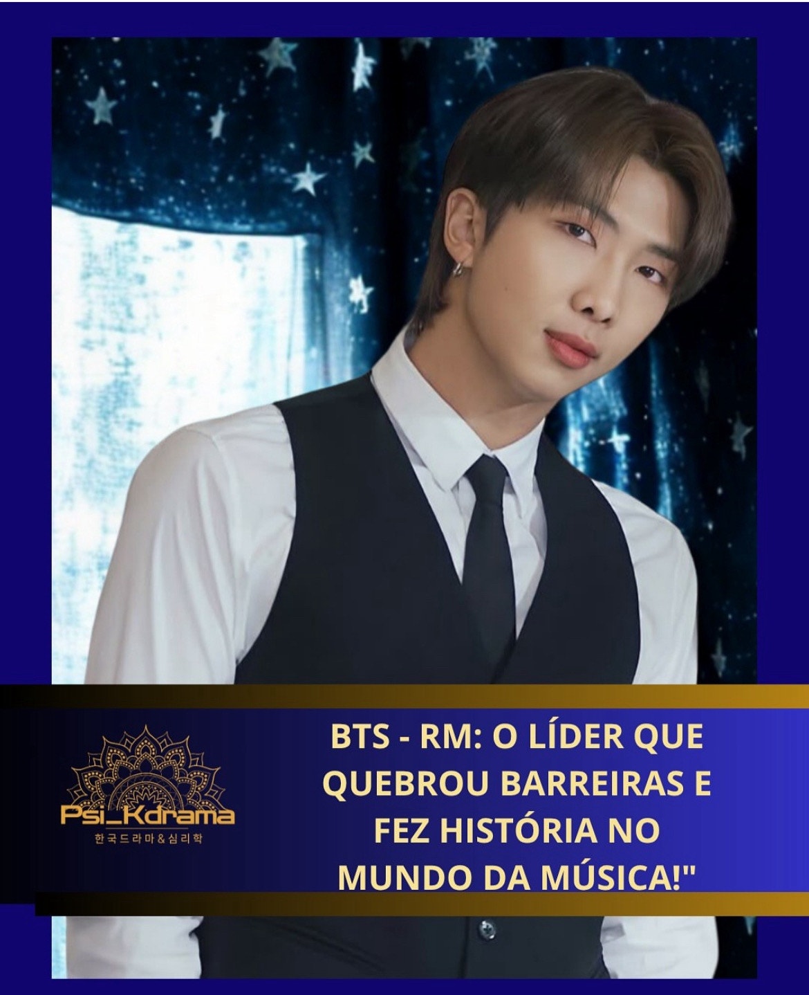 BTS Community Post - RM, AMAS에서 우승해서 너무 자랑스러워요. 정말 기뻤어요. 축하해요, 나의 리더 ...