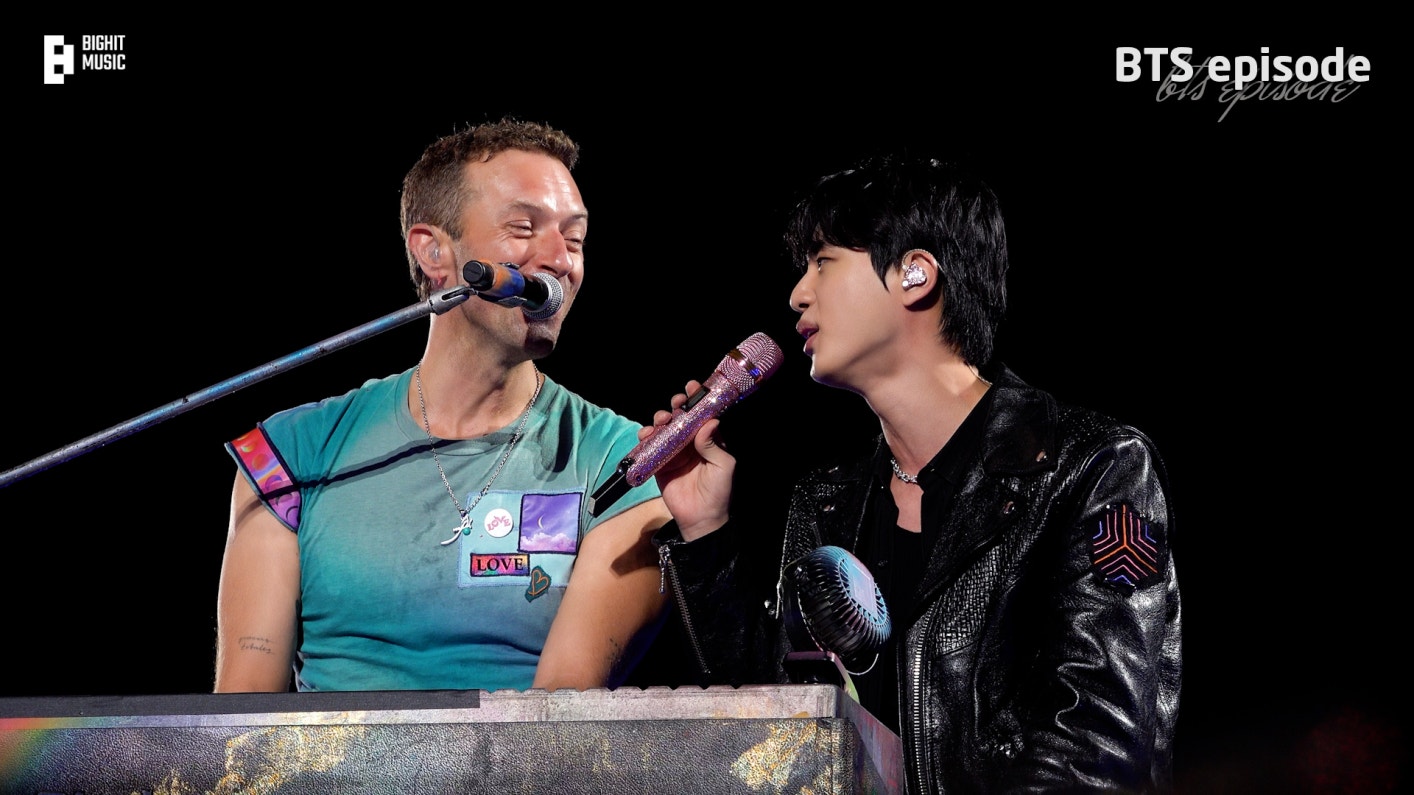 Weverse BTS Media - [EPISODE] 진 (Jin) Coldplay Concert Guest Appearance Shoot Sketch - BTS (방탄소년단)