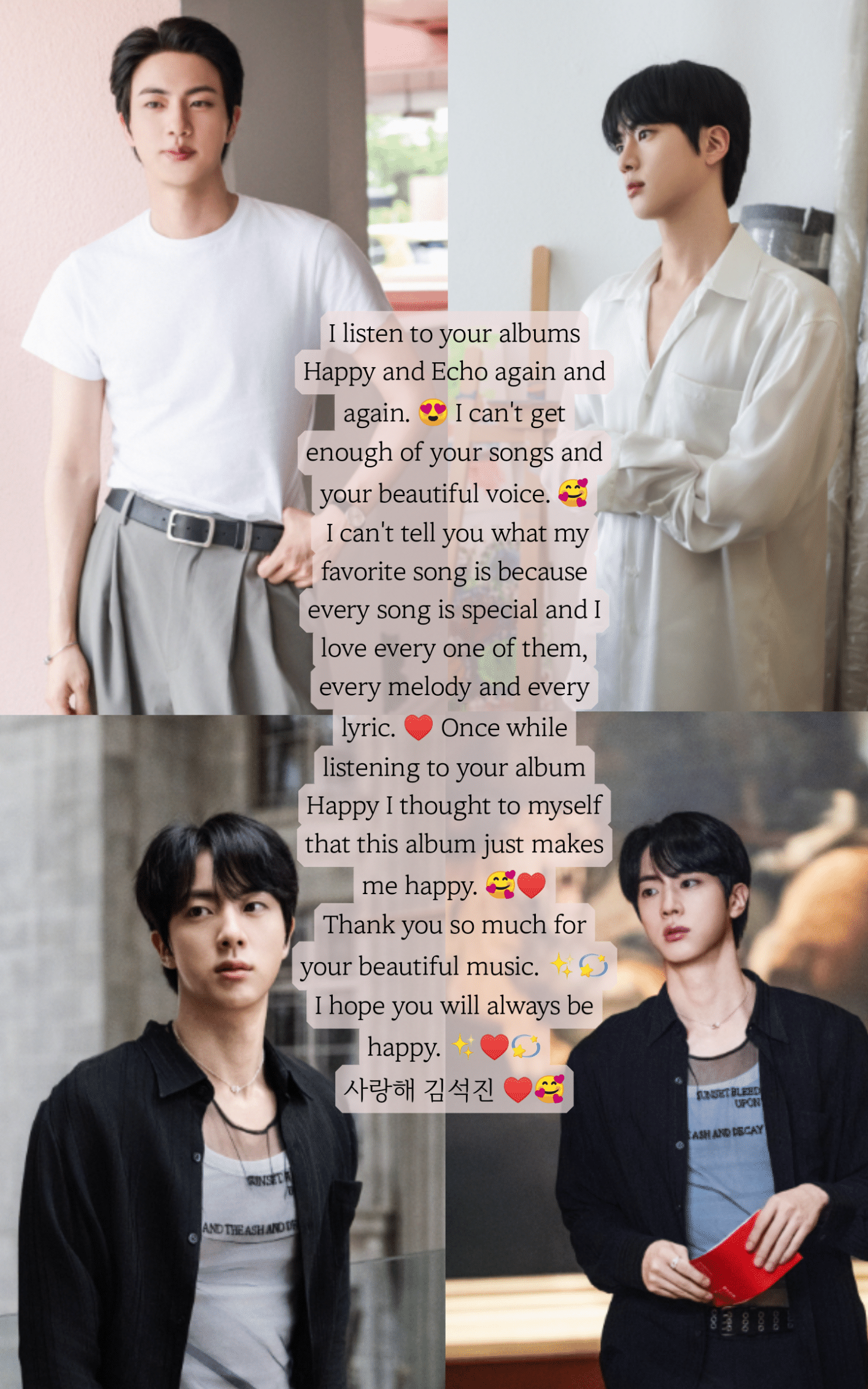 BTS Weverse Fan Letter